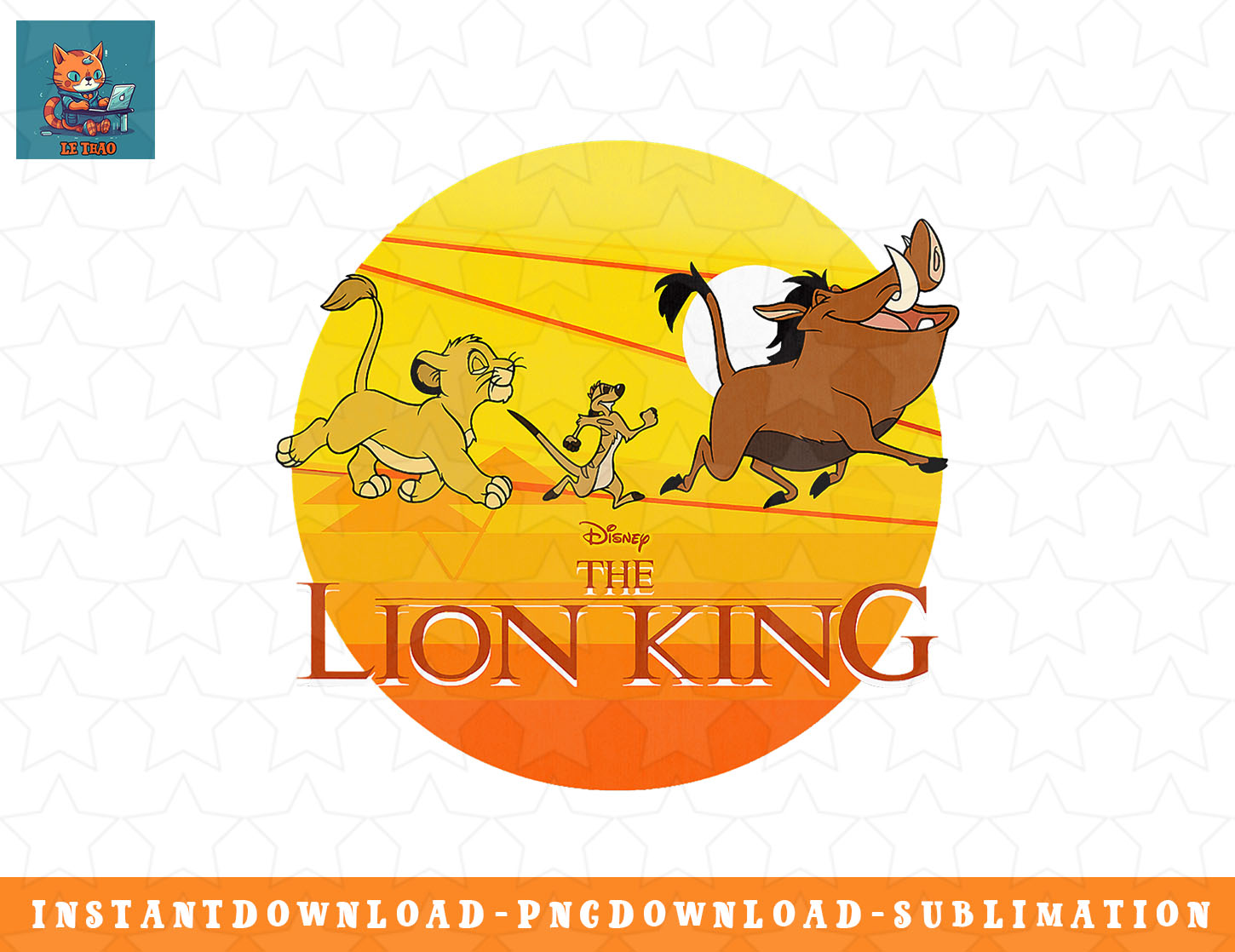 Disney The Lion King Simba Timon And Pumba Sunset png, subli - Inspire ...