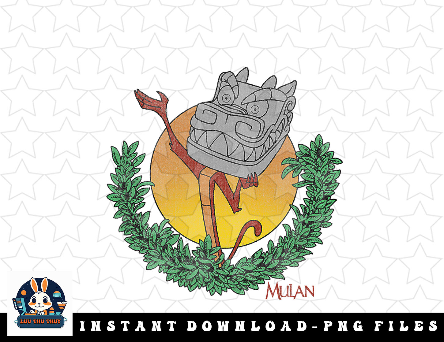 Disney Mulan Mushu I Am The Great Stone Dragon Ruse png, sub | Inspire ...