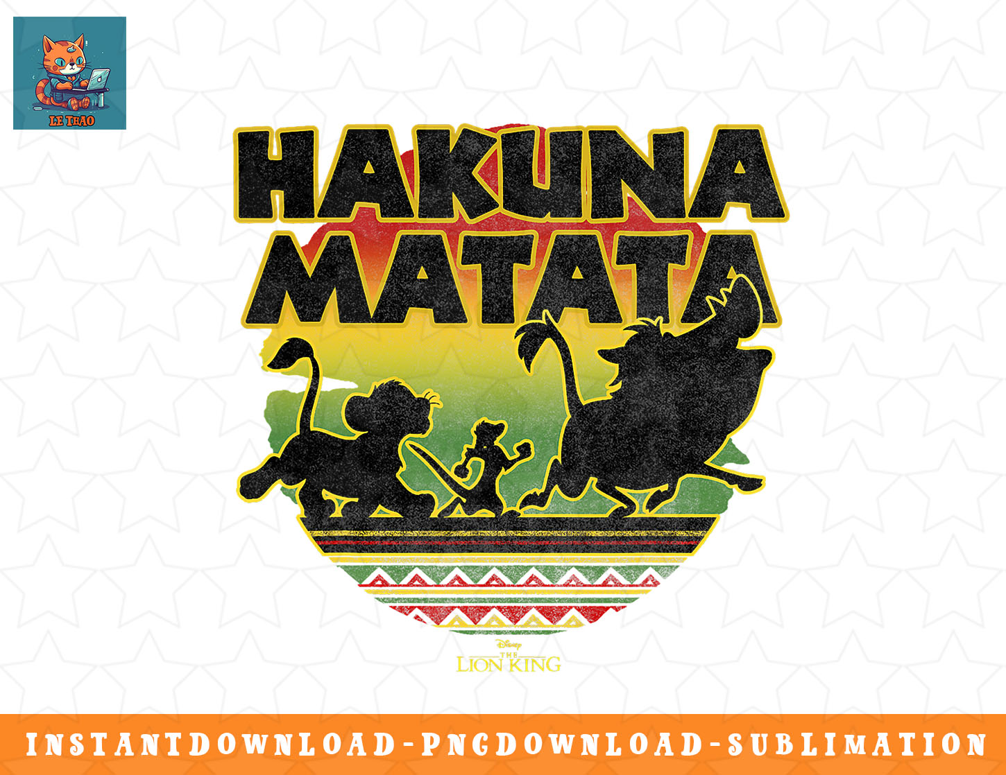 Disney The Lion King Simba Timon Pumba Worry Free Sunset png | Inspire ...