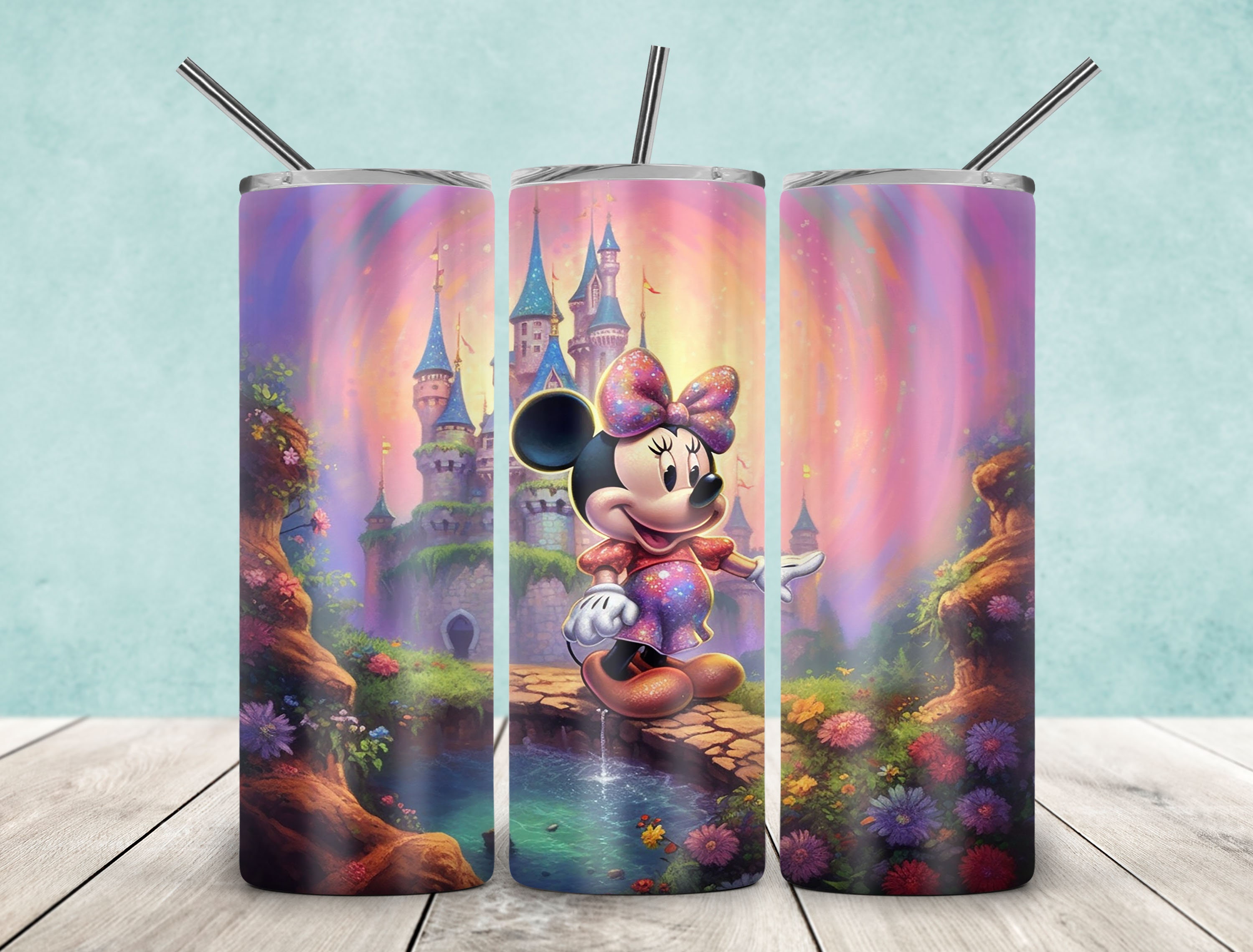 Minnie Tumbler, Minnie Sublimation Straighttapered Wrap Skin | Inspire ...