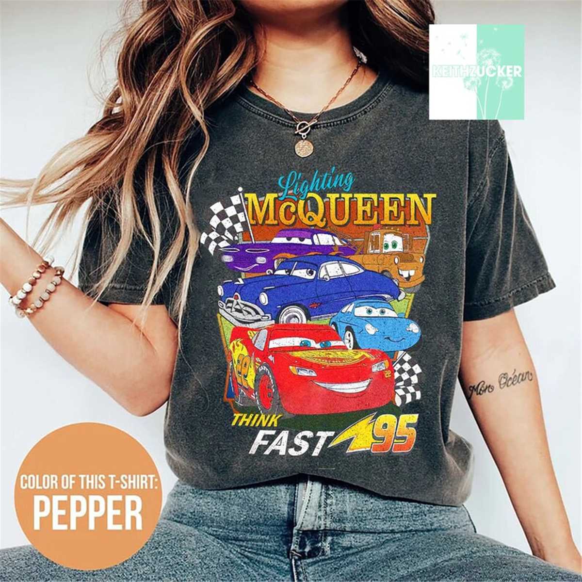 Disney Pixar Cars Lightning McQueen Palm Tree Sunset Vintage - Inspire ...