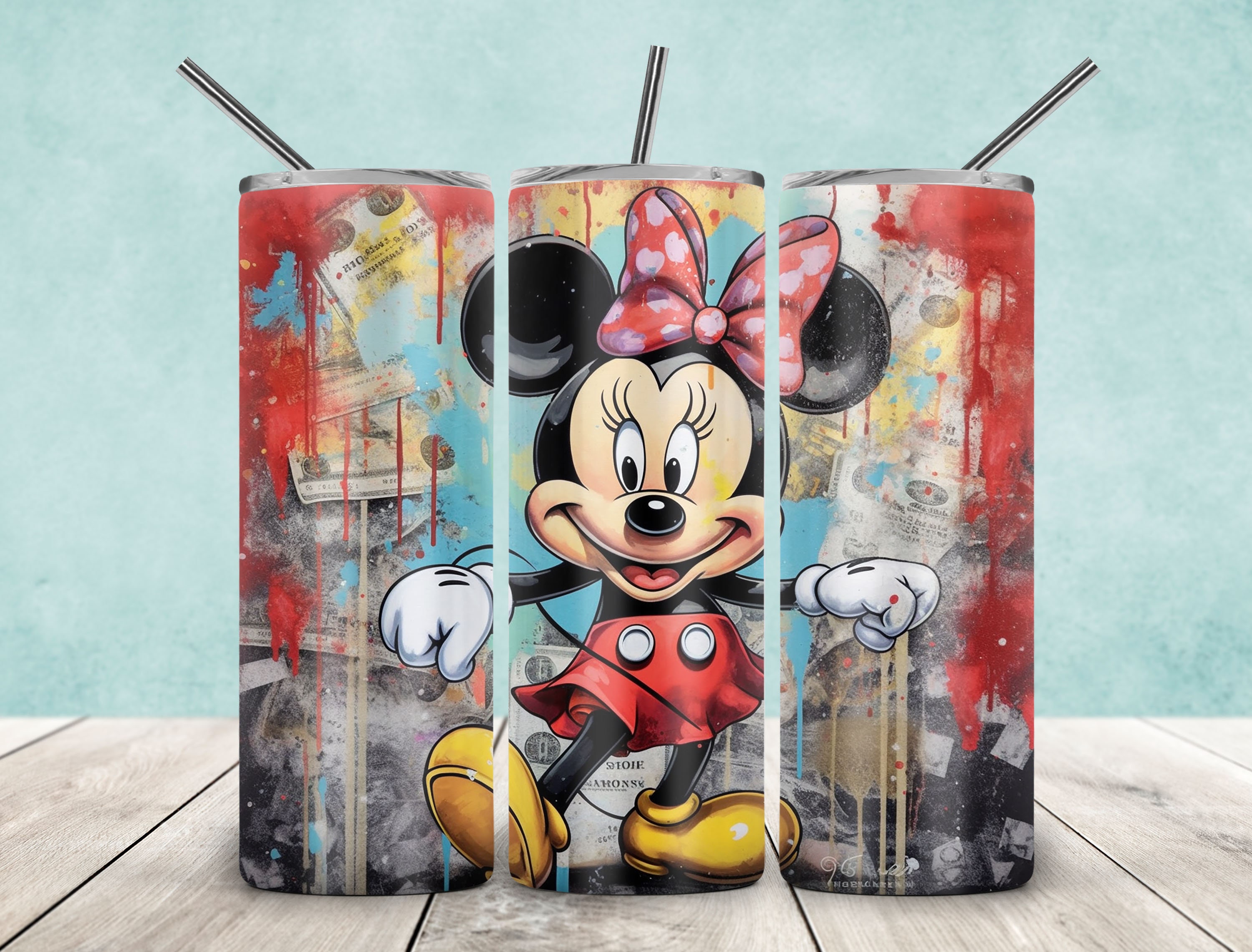 Minnie Tumbler, Minnie Sublimation Straighttapered Wrap Skin | Inspire ...