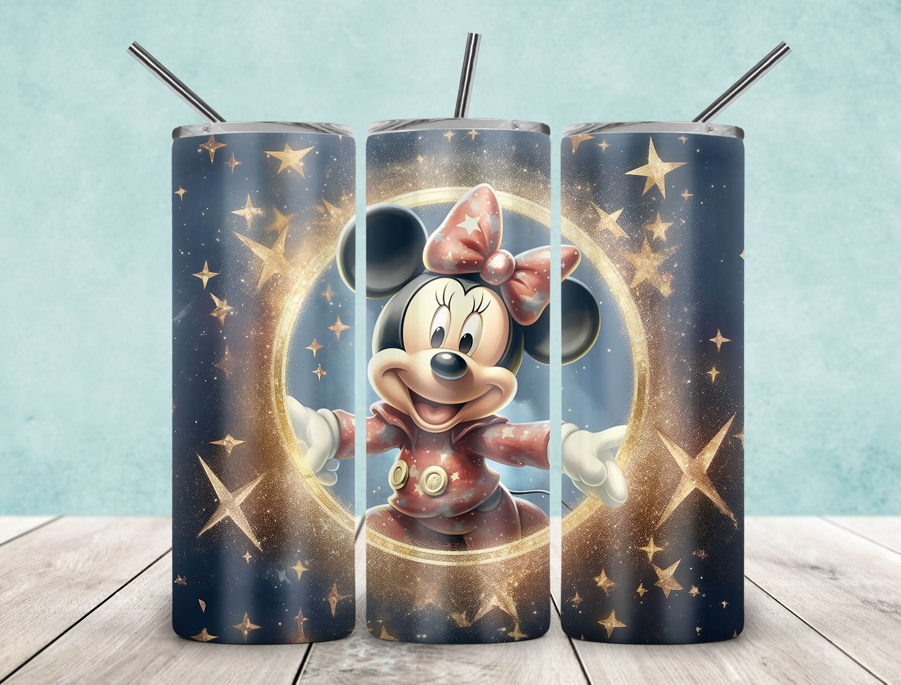 Minnie Tumbler, Minnie Sublimation Straighttapered Wrap Skin | Inspire ...