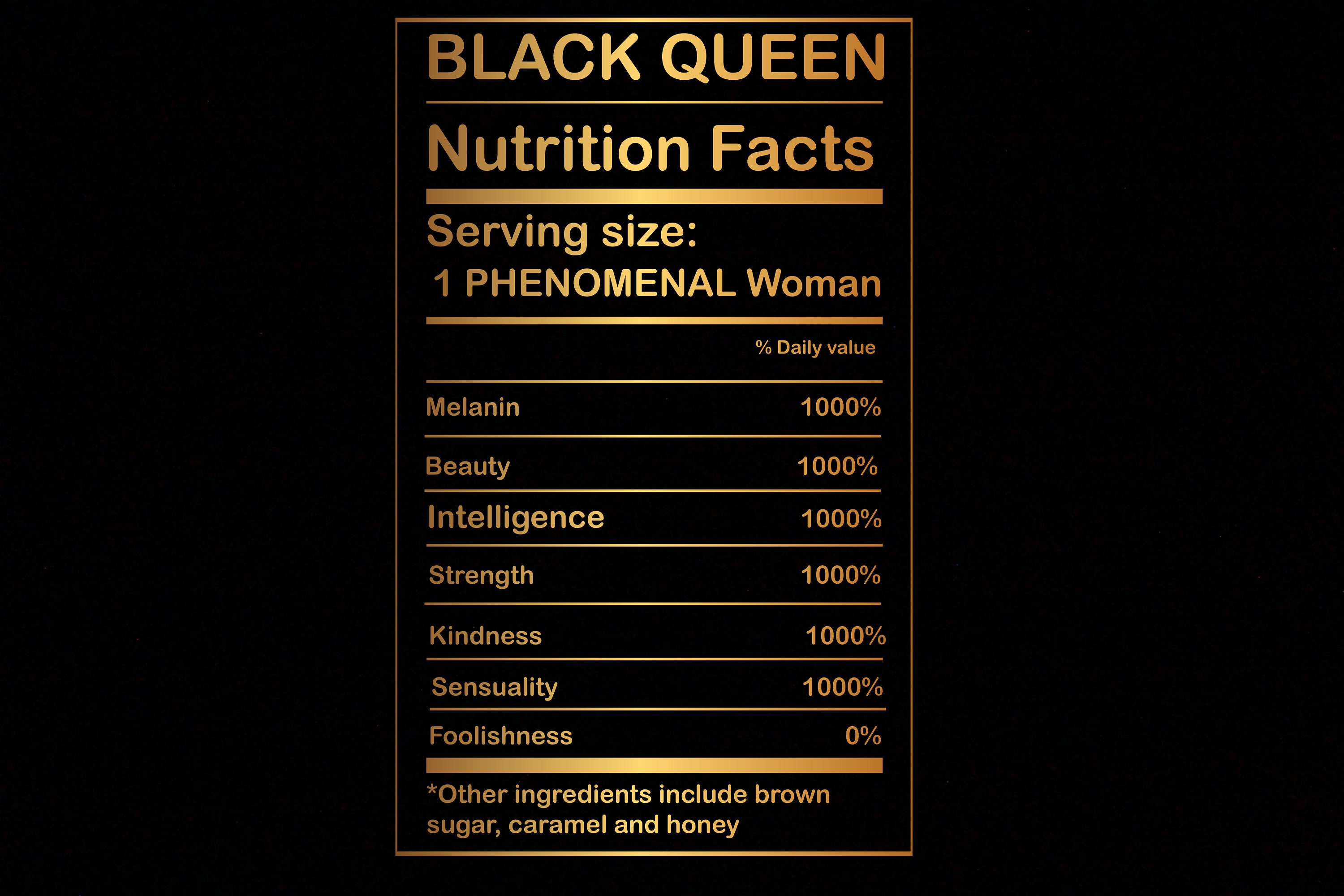 Black Queen Nutritional Facts svg,Black Queen svg, Black gir | Inspire ...
