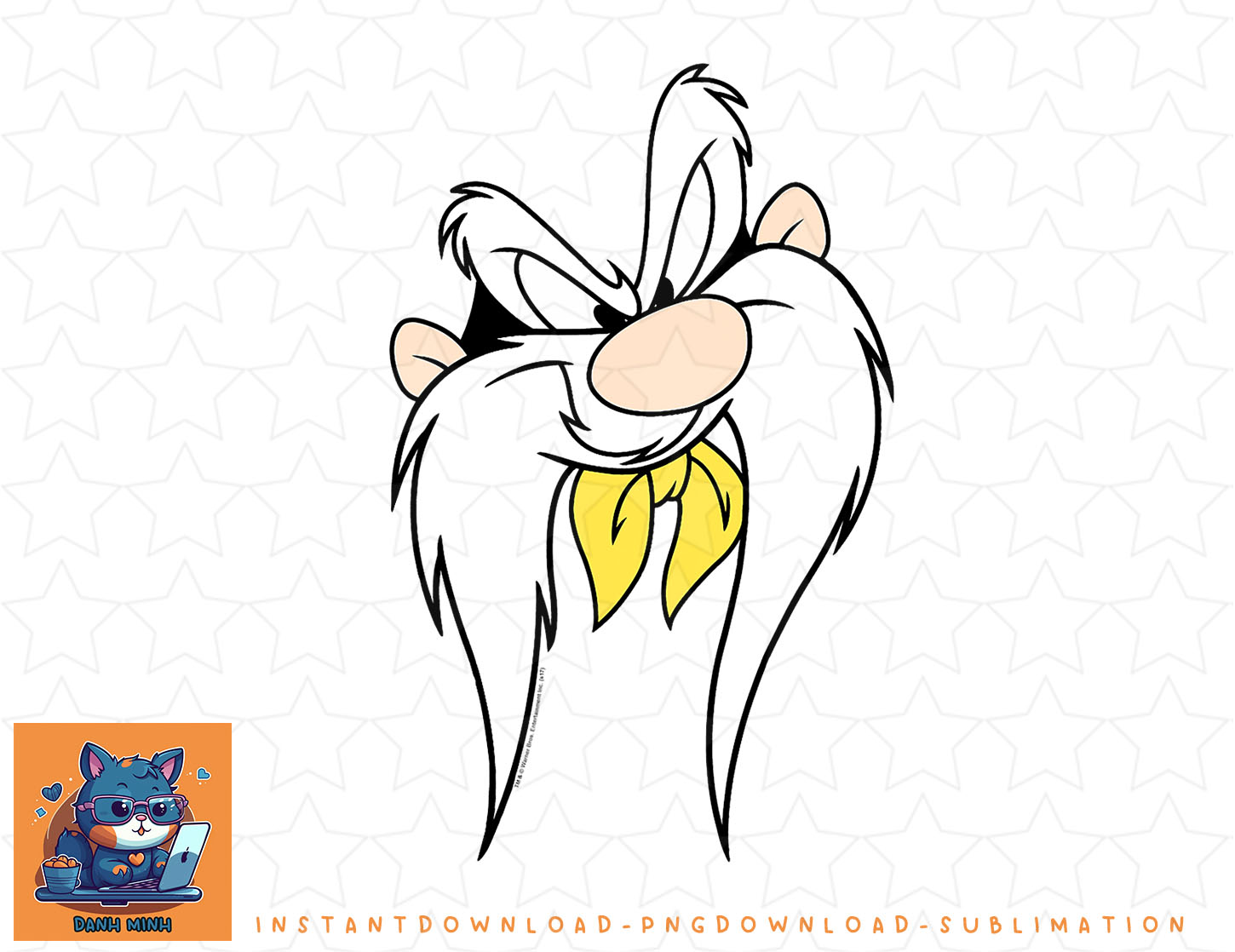 Looney Tunes Yosemite Sam Face png, sublimation, digital dow | Inspire ...