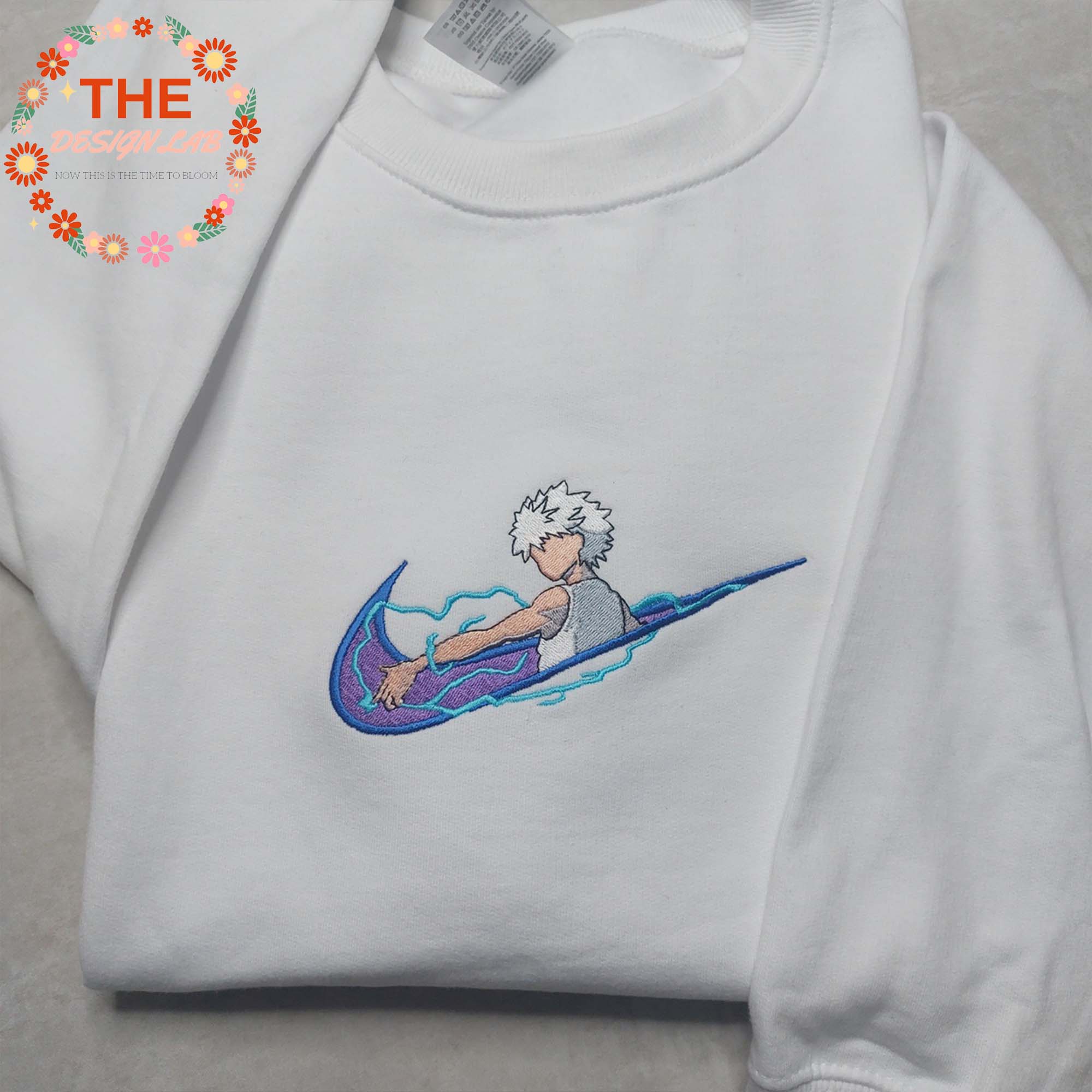 NIKE X Killua Embroidered Sweatshirt, Hunter x Hunter Anime | Inspire ...