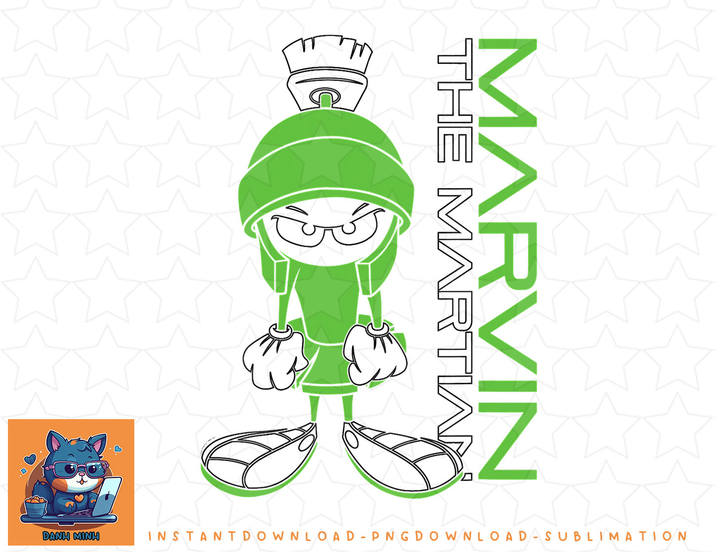 Marvin The Martian png, sublimation, digital download | Inspire Uplift