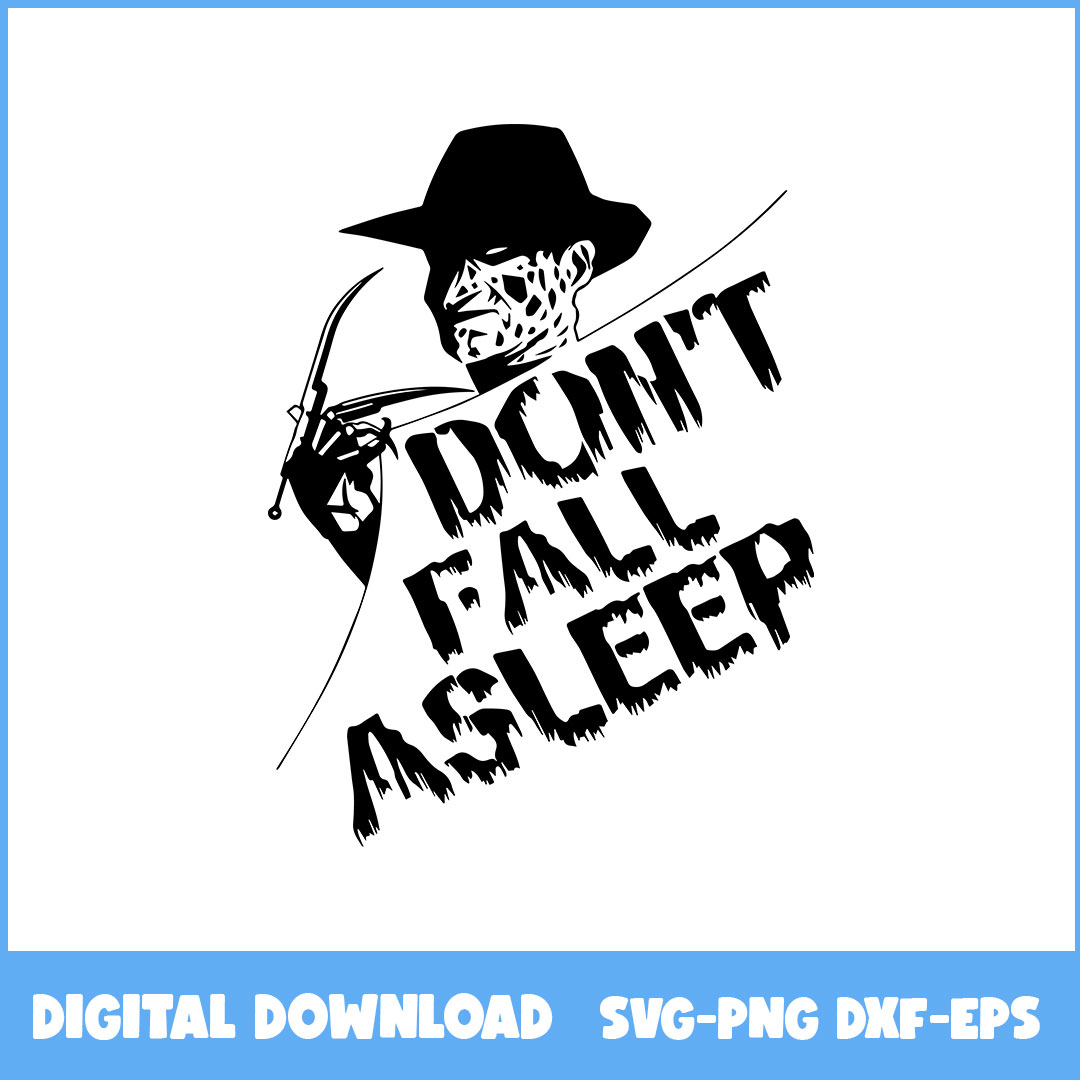 Don't Fall Asleep Freddy Svg, Don't Fall Asleep Svg, Freddy | Inspire ...