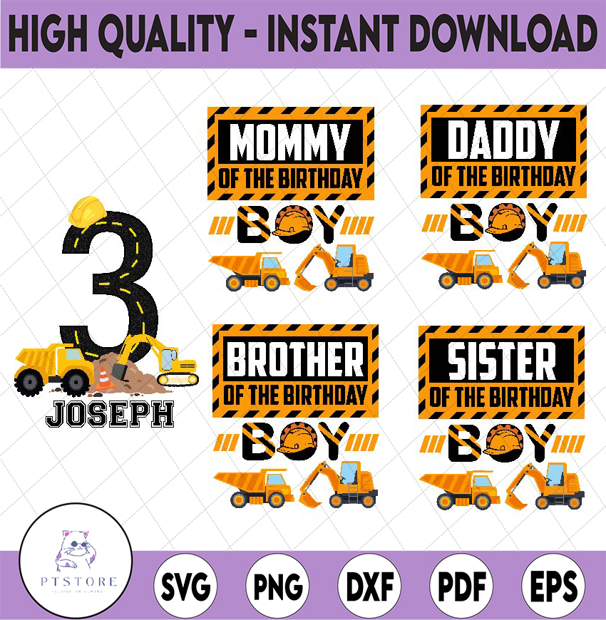 construction birthday svg - Inspire Uplift