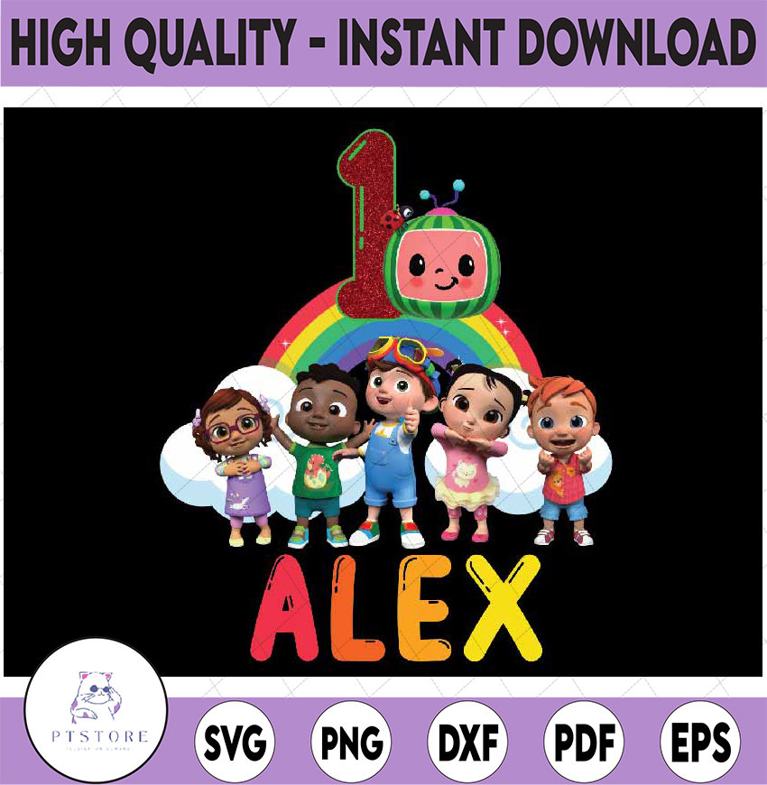 Personalized Cocomelon Birthday PNG, Cocomelon Png, Cocomelo - Inspire ...
