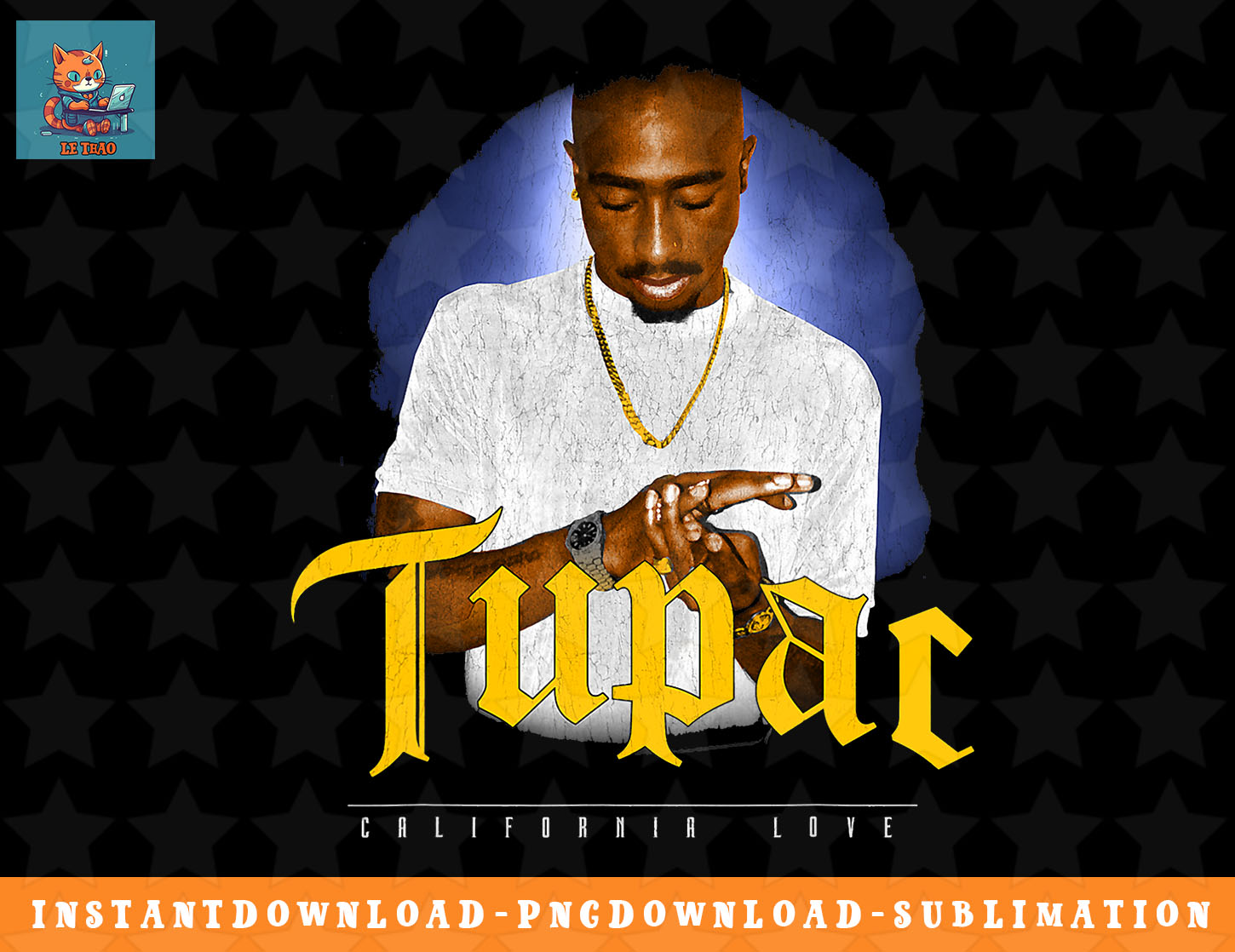 Official Tupac 247 Hands Down Logo png, sublimation, digital | Inspire ...