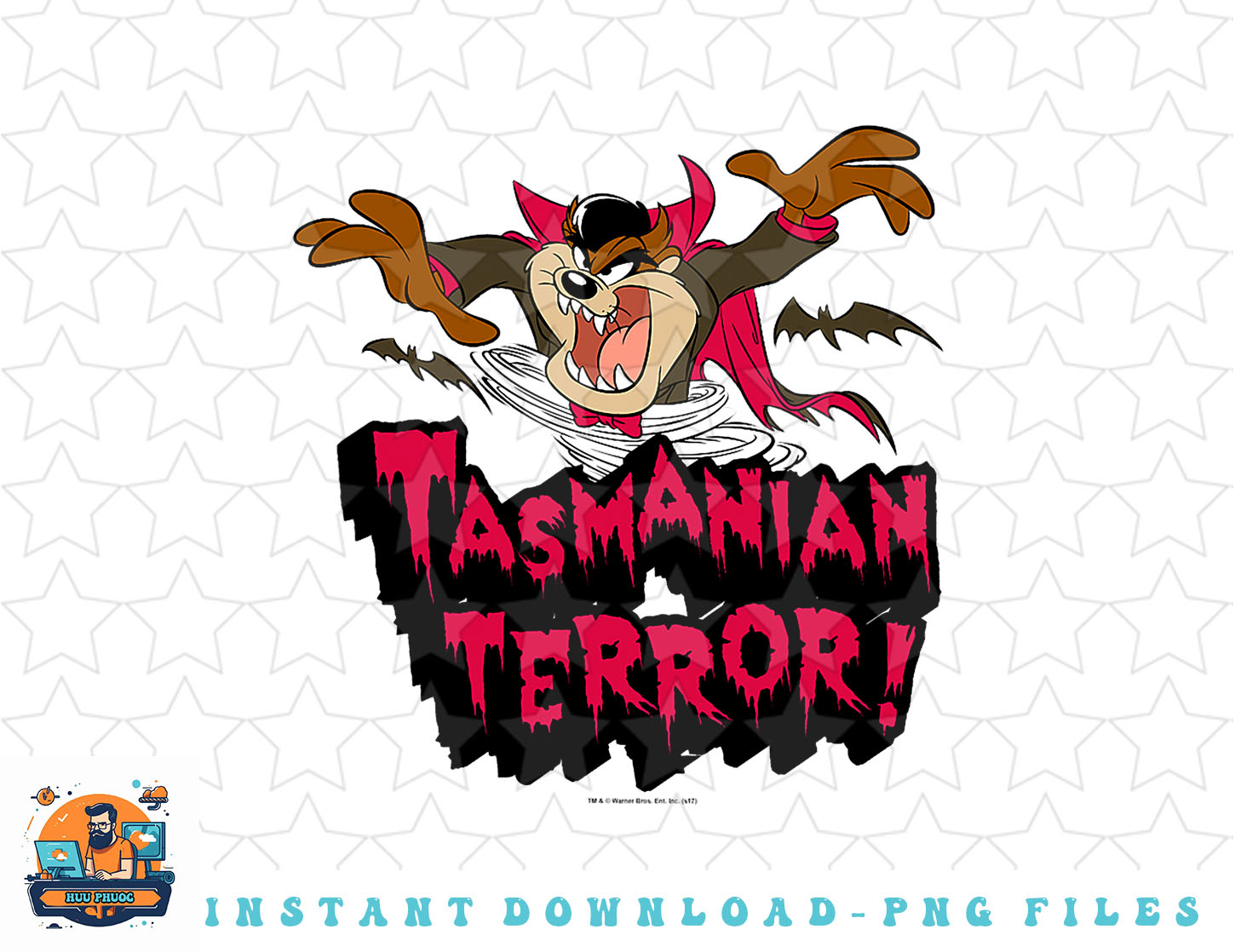 Looney Tunes Taz Terror png, sublimation, digital download | Inspire Uplift