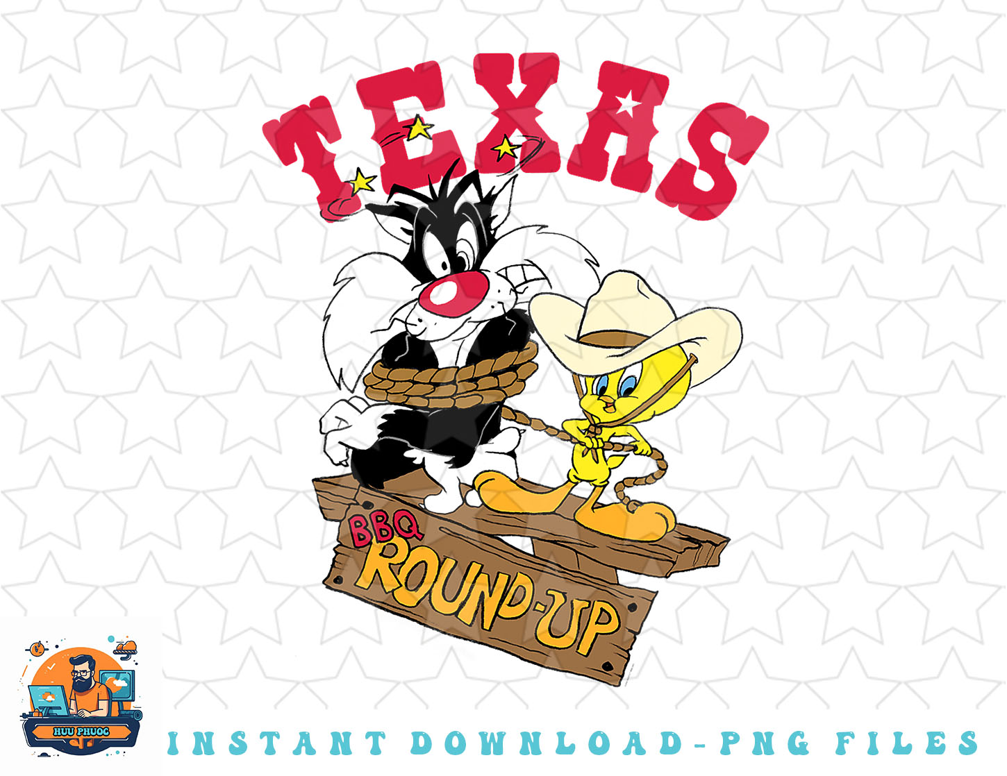 Looney Tunes Texas png, sublimation, digital download | Inspire Uplift