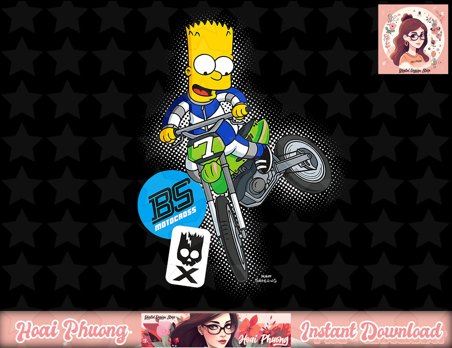 The Simpsons Bart Simpson BMX Motocross Racing png, instant | Inspire ...