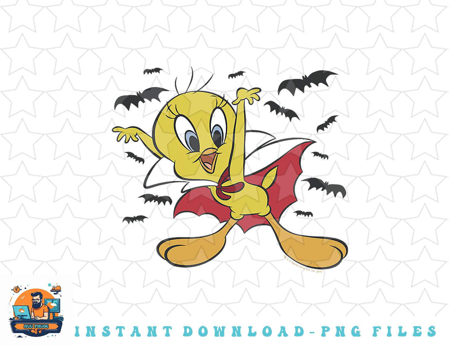Looney Tunes Vampire Tweety png, sublimation, digital downlo - Inspire ...
