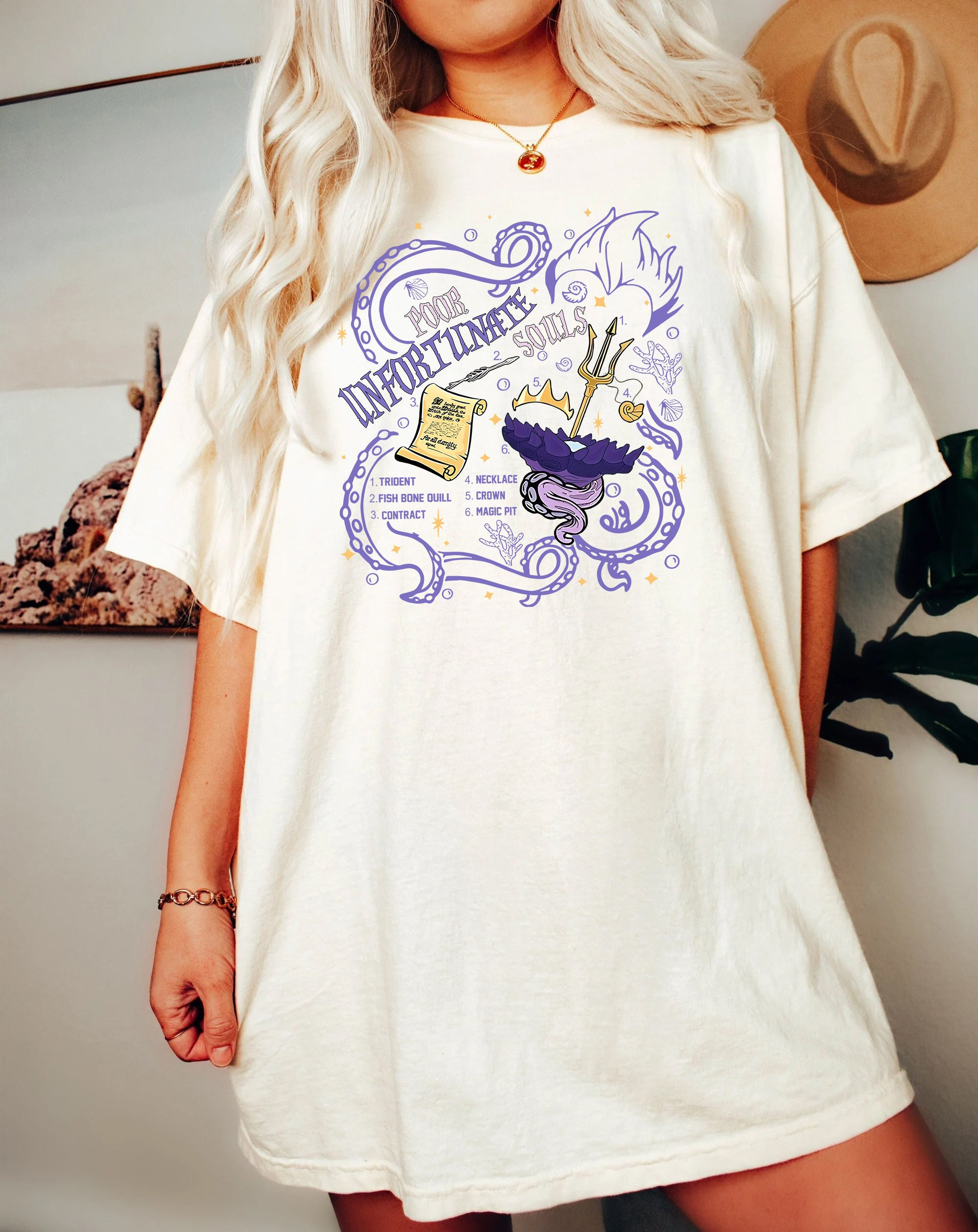 Vintage Poor Unfortunate Soul Ursula Comfort Color S | Inspire Uplift