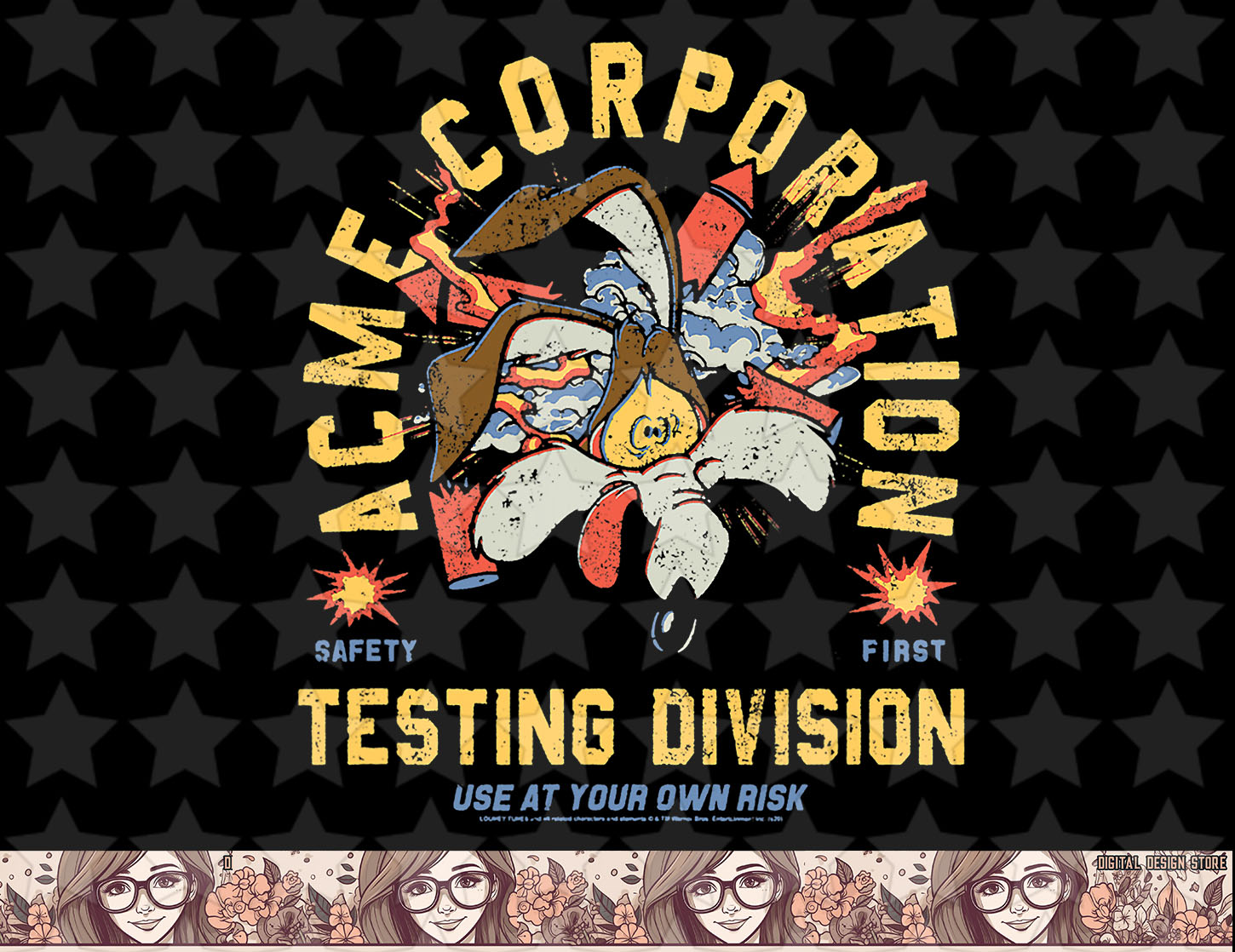 Looney Tunes Wile E. Coyote Acme Co. Testing Division png, s | Inspire ...