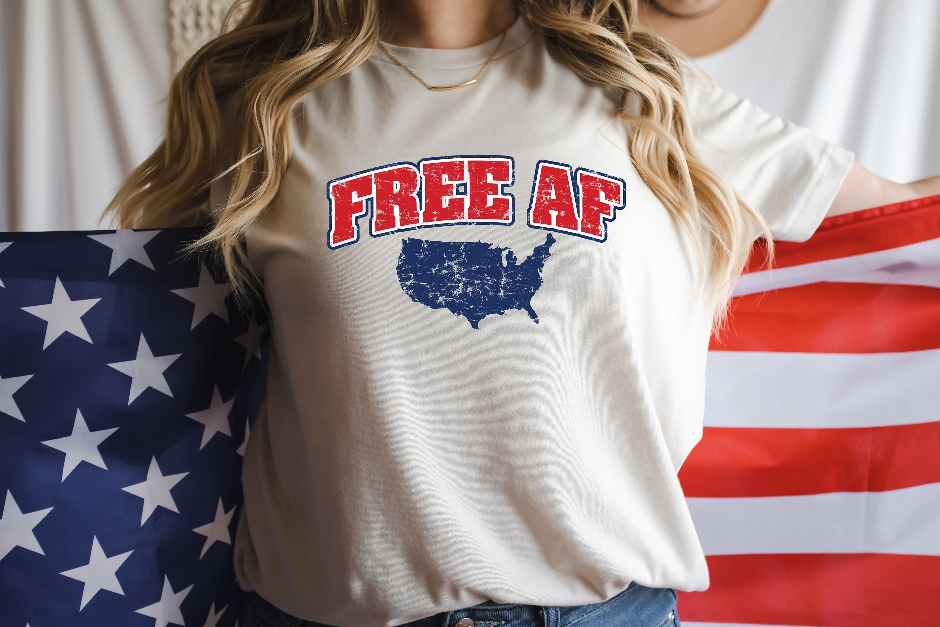 Free AF Shirt, Happy 4th of July, Funny 4th of Ju | Inspire Uplift