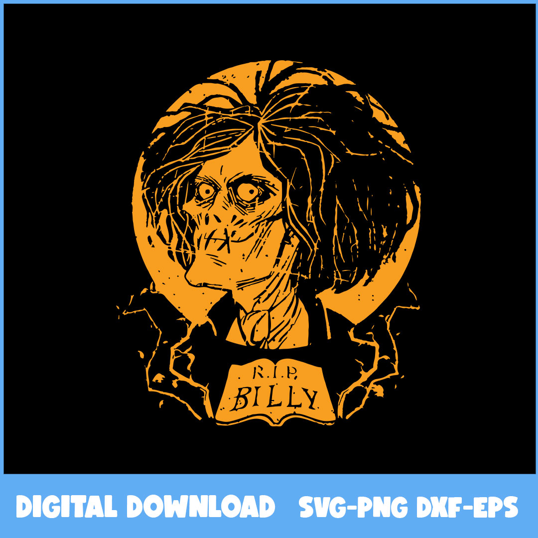 Halloween Disney Rip Billy 80s Svg, Rip Billy Svg, Skull Svg | Inspire ...