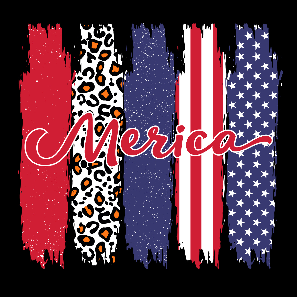 Merica American Flag Pattern Svg, Independence Svg, Merica S | Inspire ...