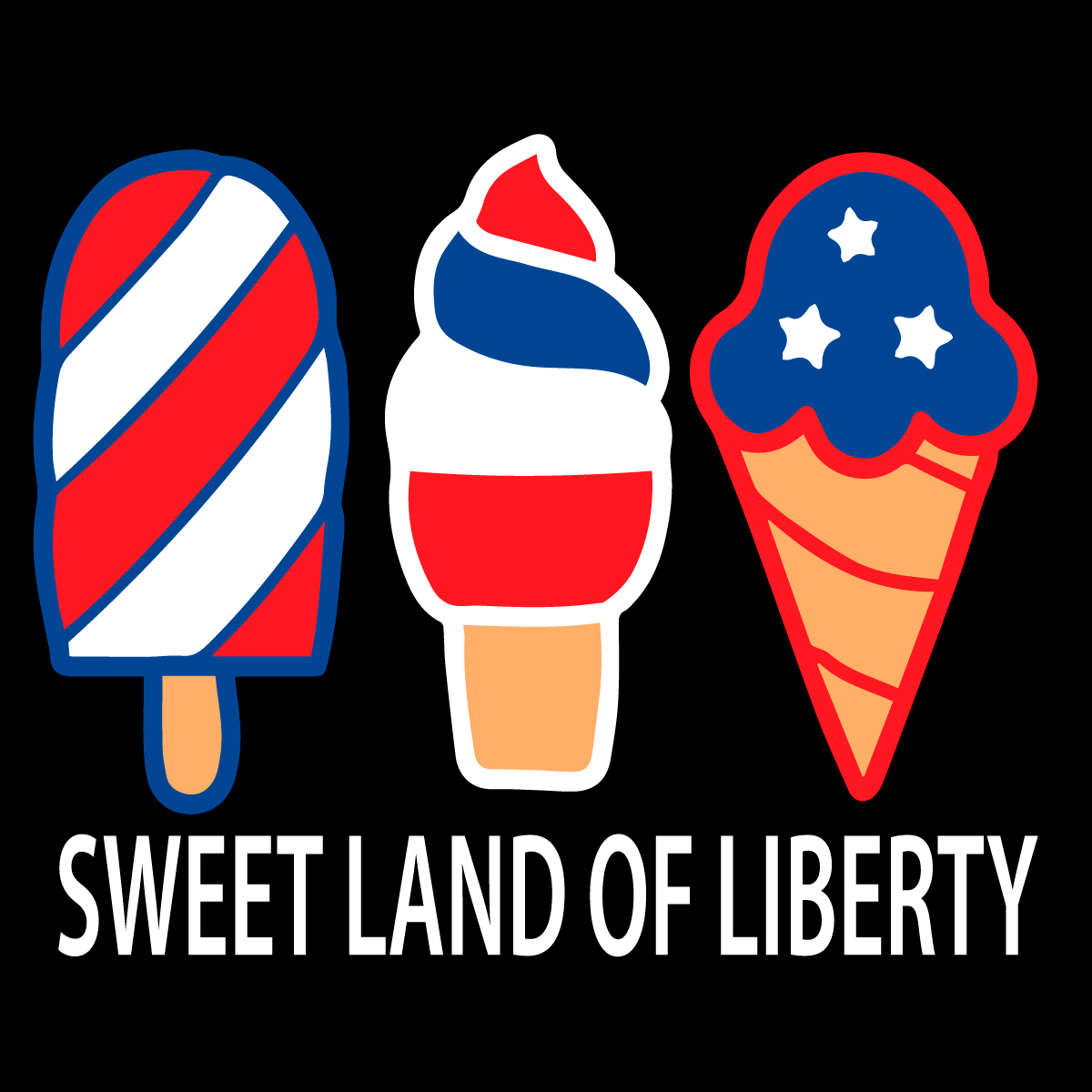 Sweet Land Of Liberty Popsicle Svg | Inspire Uplift