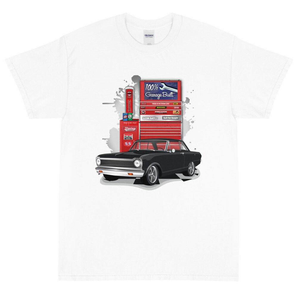 1963 Tuxedo Black Chevrolet Chevy II Nova Garage Built Print | Inspire ...