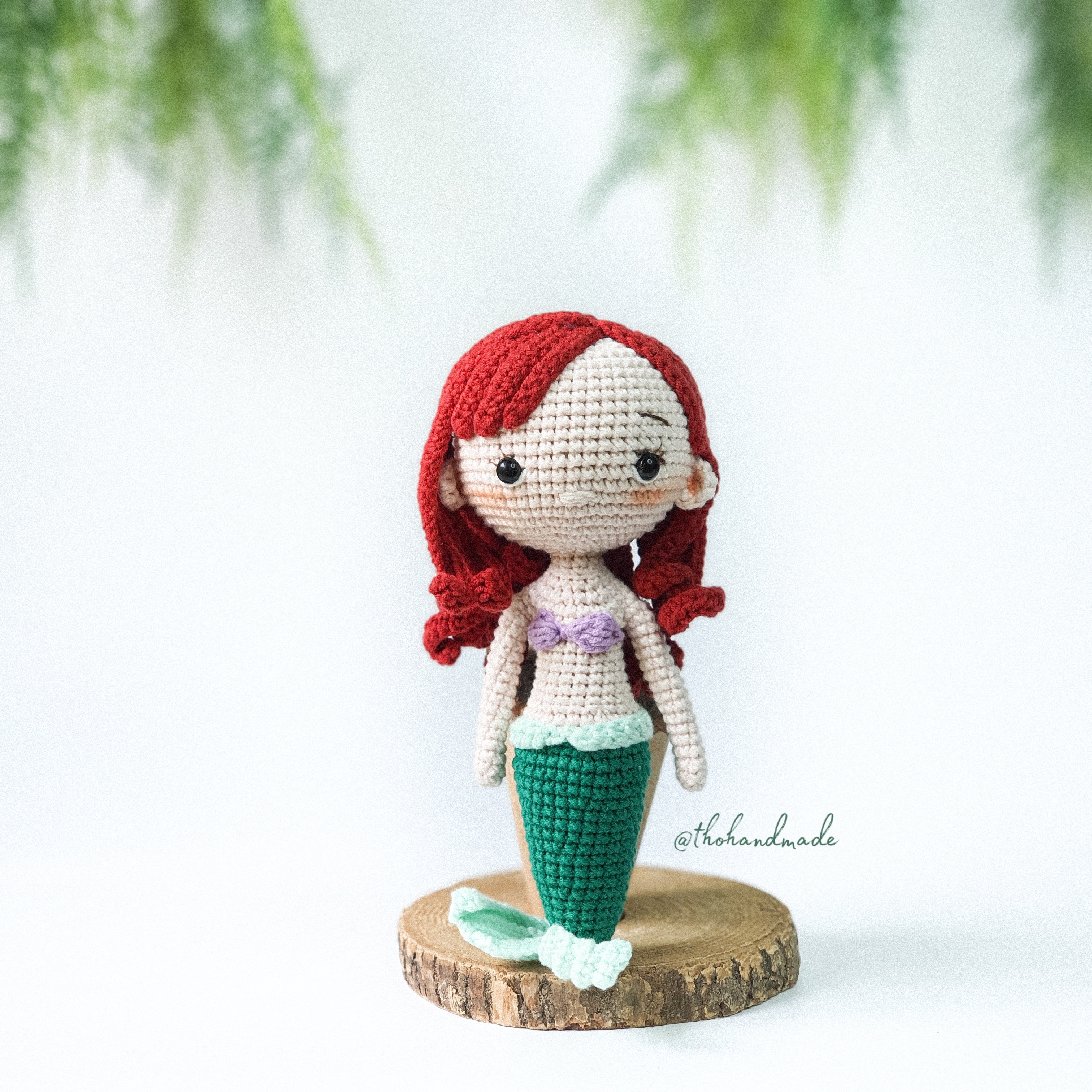 Ariel the little mermaid crochet amigurumi, amigurumi mermai | Inspire ...