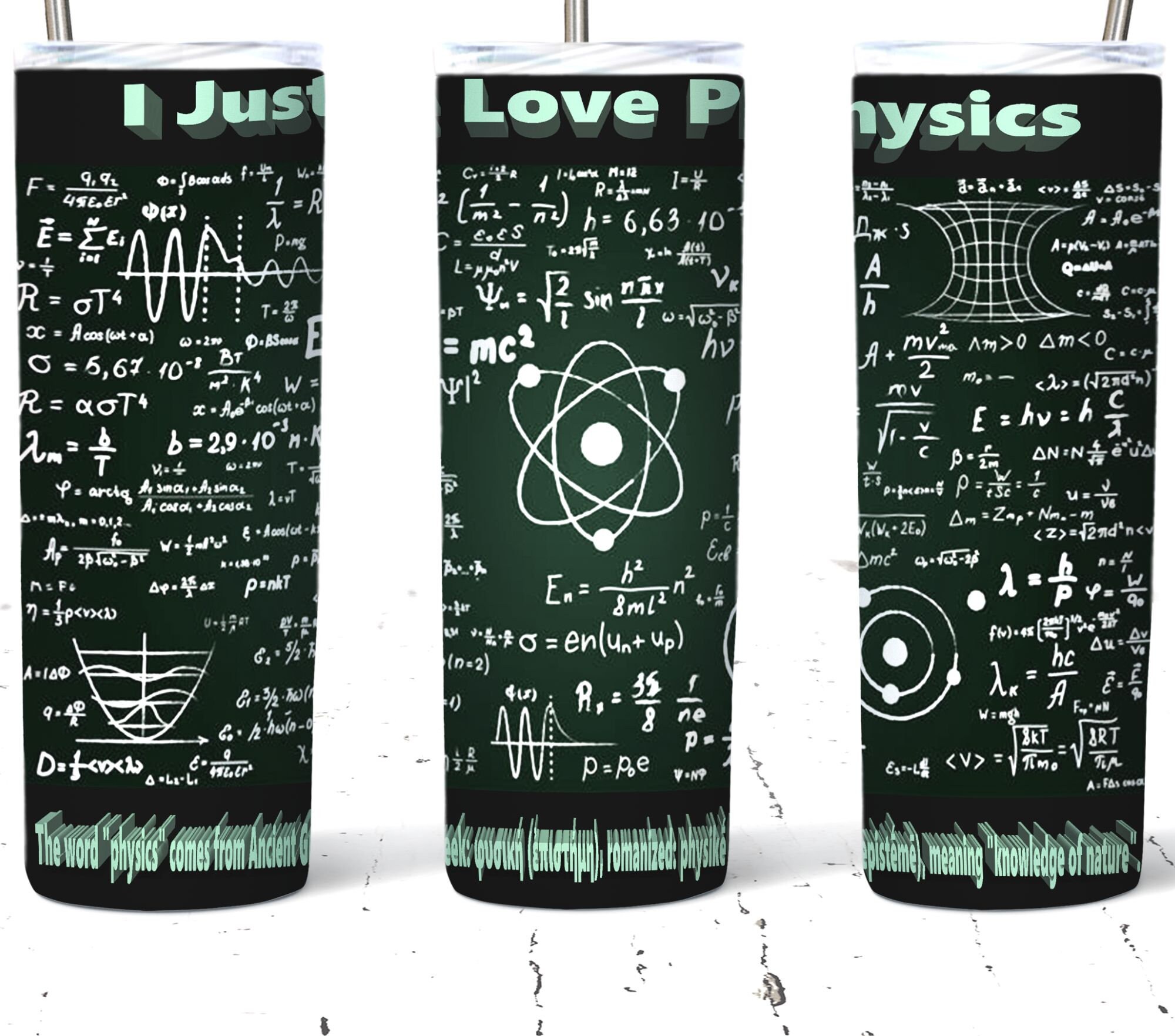 I Just Love Physics Tumbler, I Just Love Physics Tumbler Ski | Inspire ...
