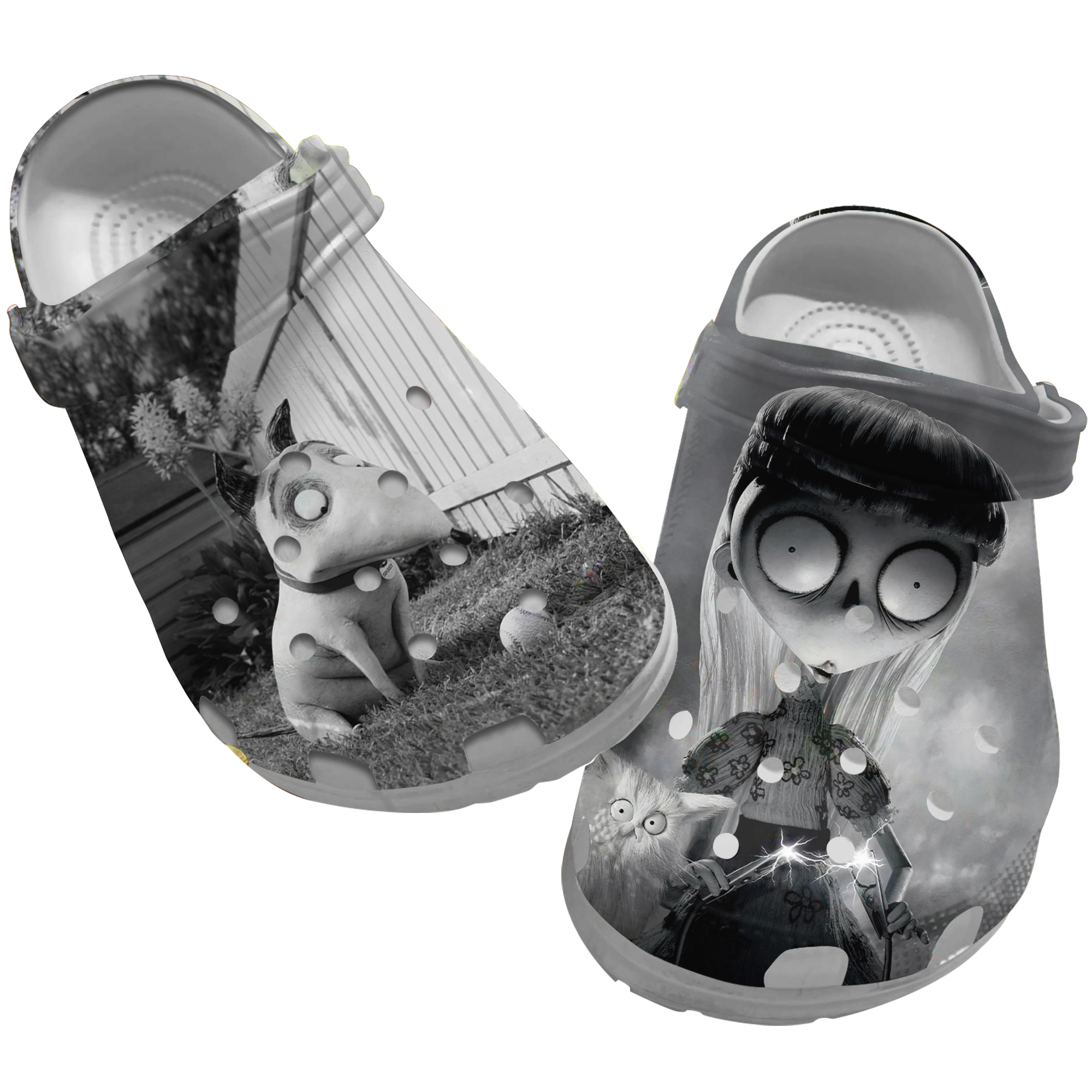 Movie Sandals, Frankenweenie Crocs, Movie Crocs, Frankenween | Inspire ...