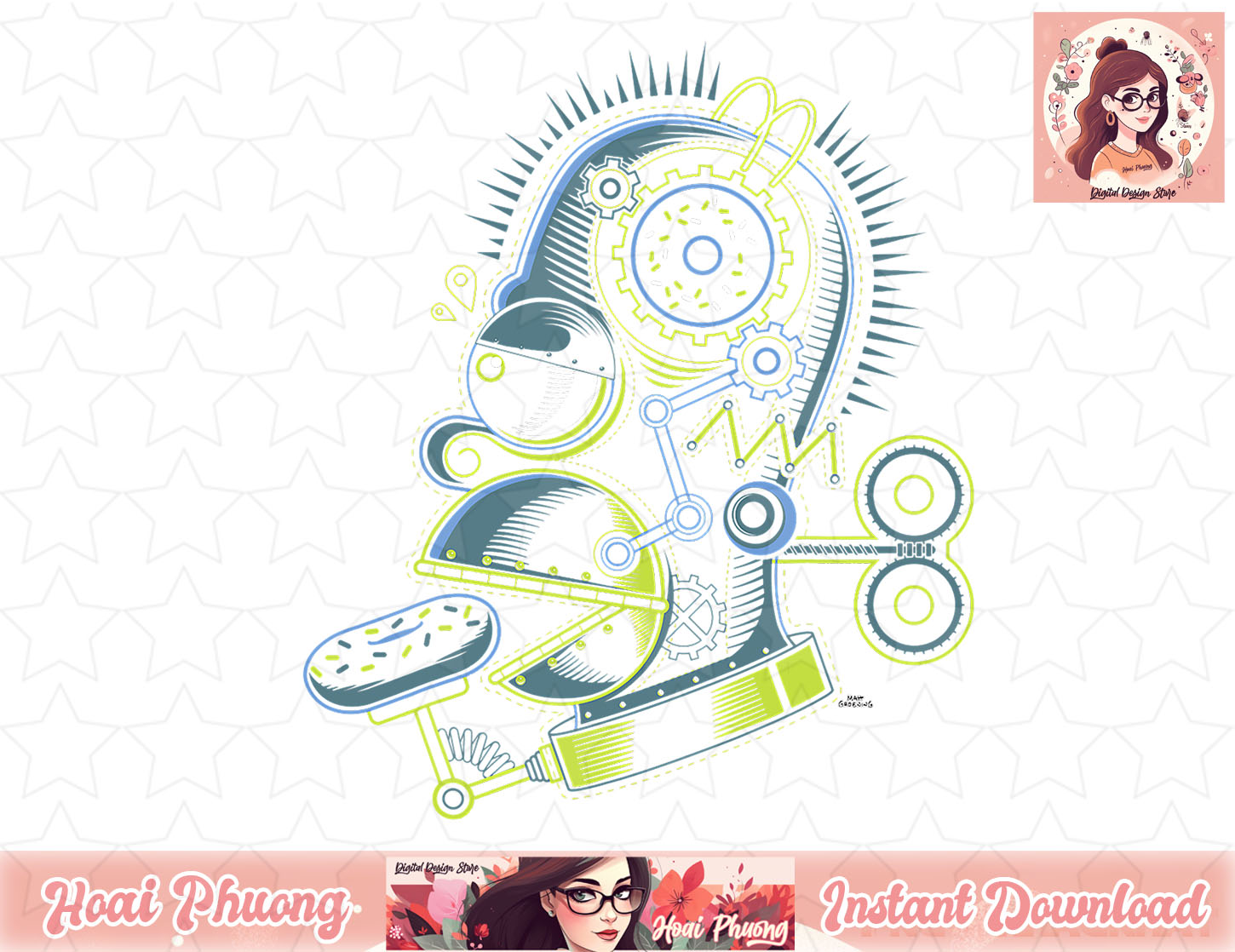 The Simpsons Homer Simpson Robot png, instant download | Inspire Uplift