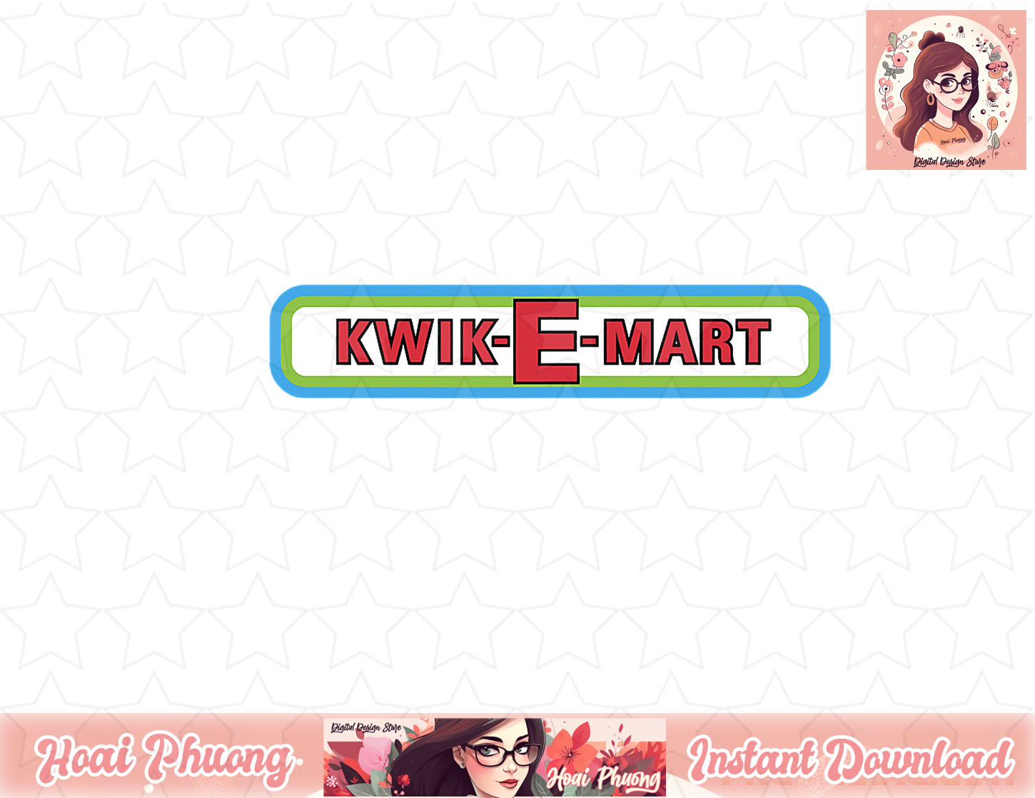 The Simpsons Kwik-E-Mart Logo V2 png, instant download | Inspire Uplift