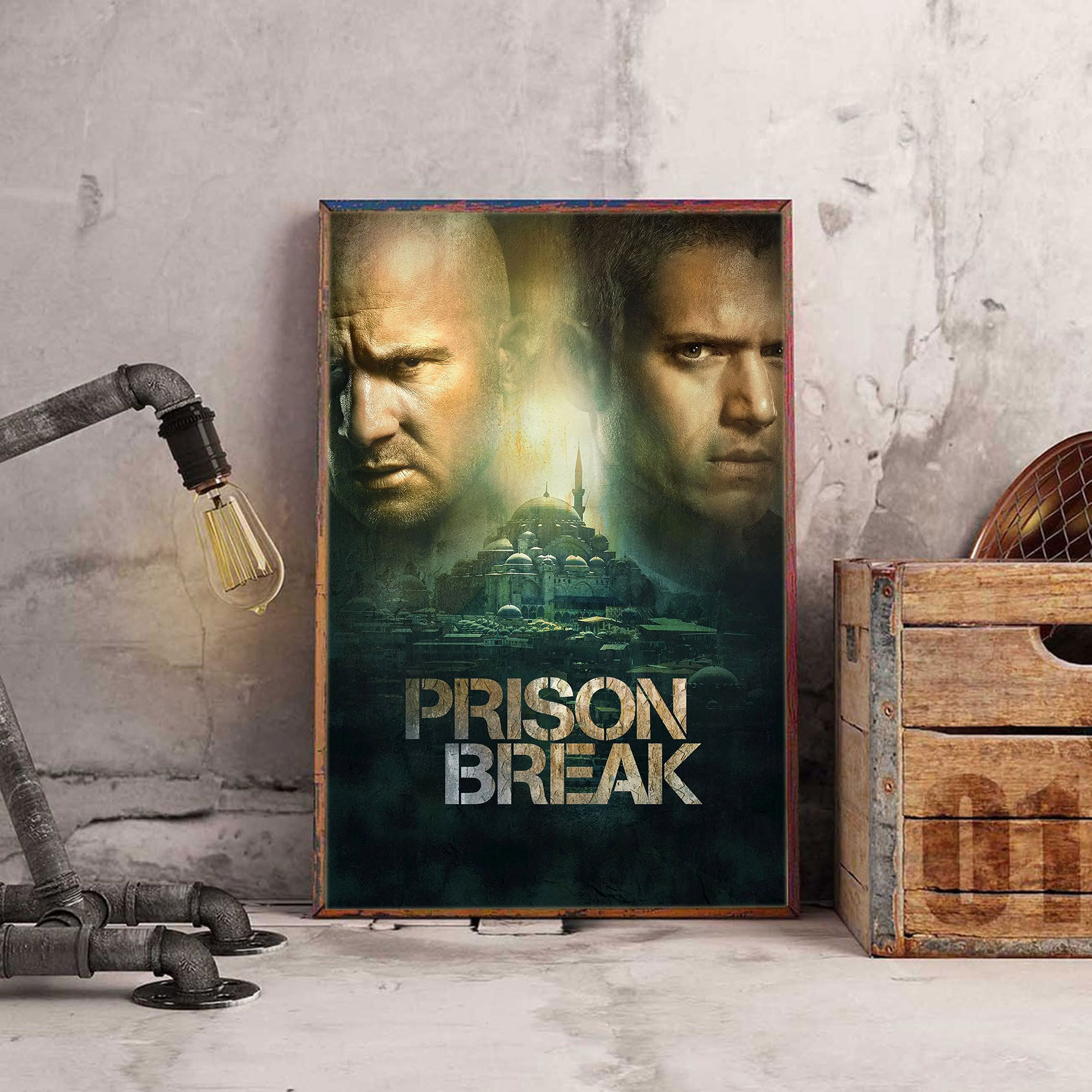 Prison Break Poster, Bound By Walls Breaking Free Poster, Mo | Inspire ...