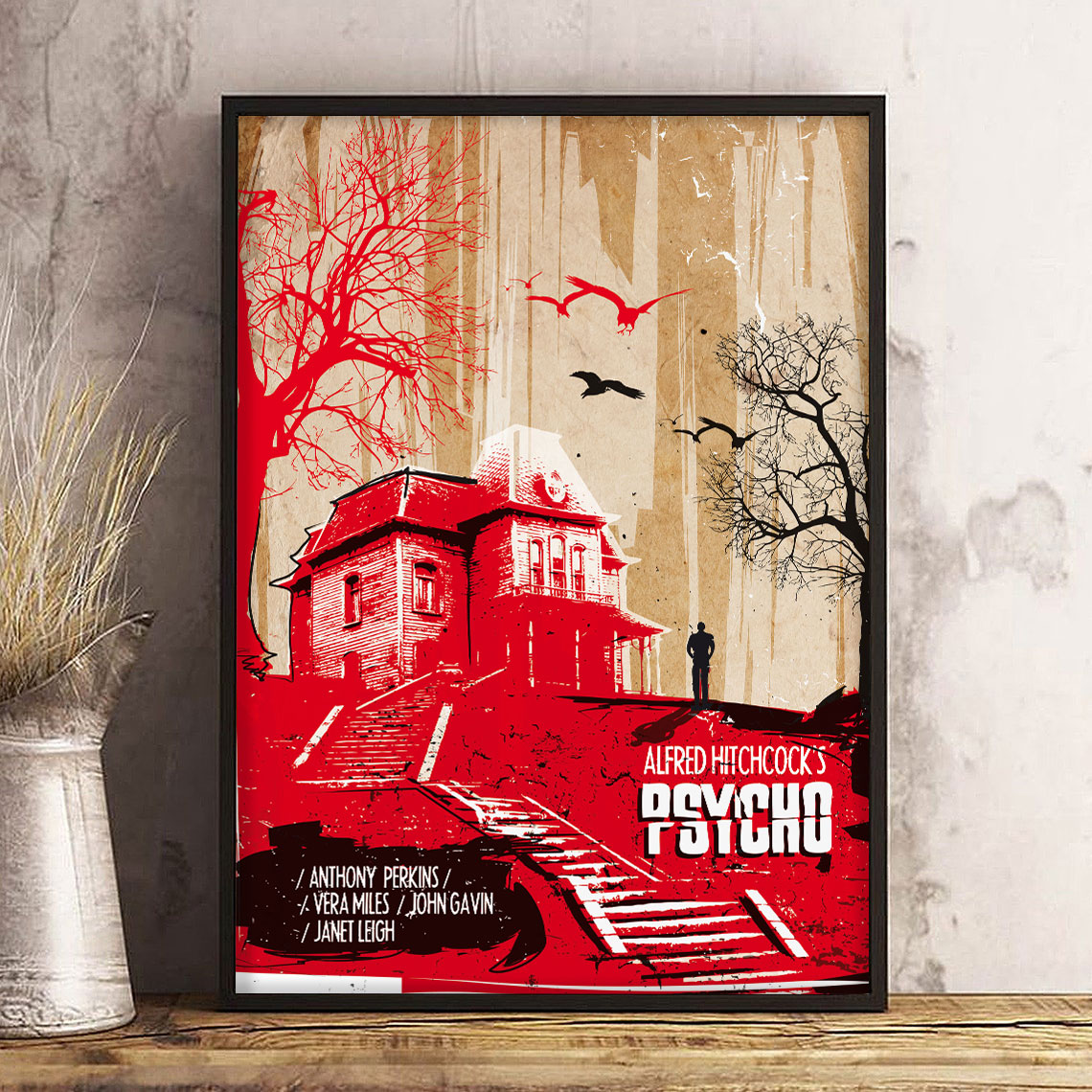 Psycho Poster, Whisper Of Madness Poster, Norman Bates Poste | Inspire ...