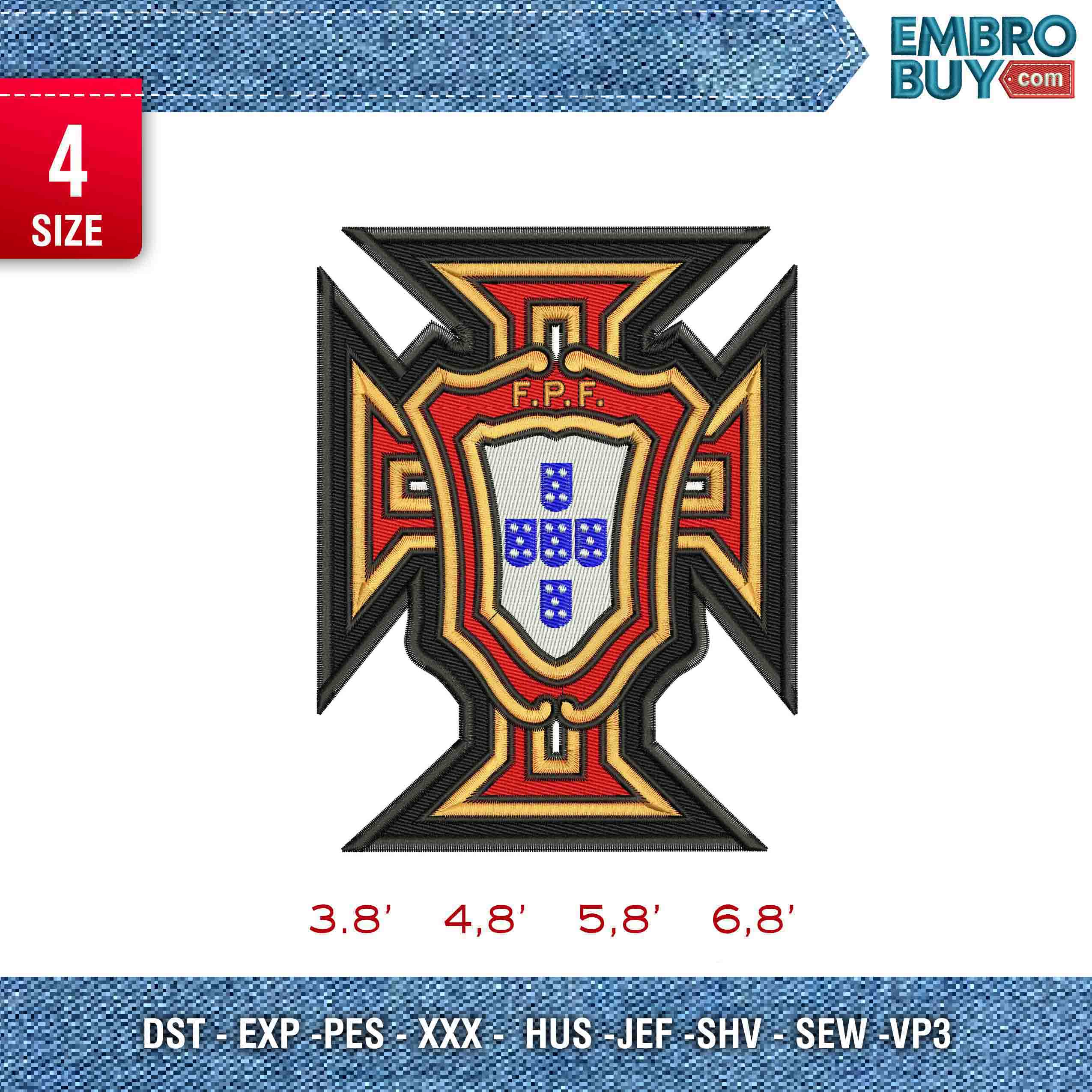 FPF Logo / Logo Embroidery Design / Typo Design / Embroidery - Inspire ...