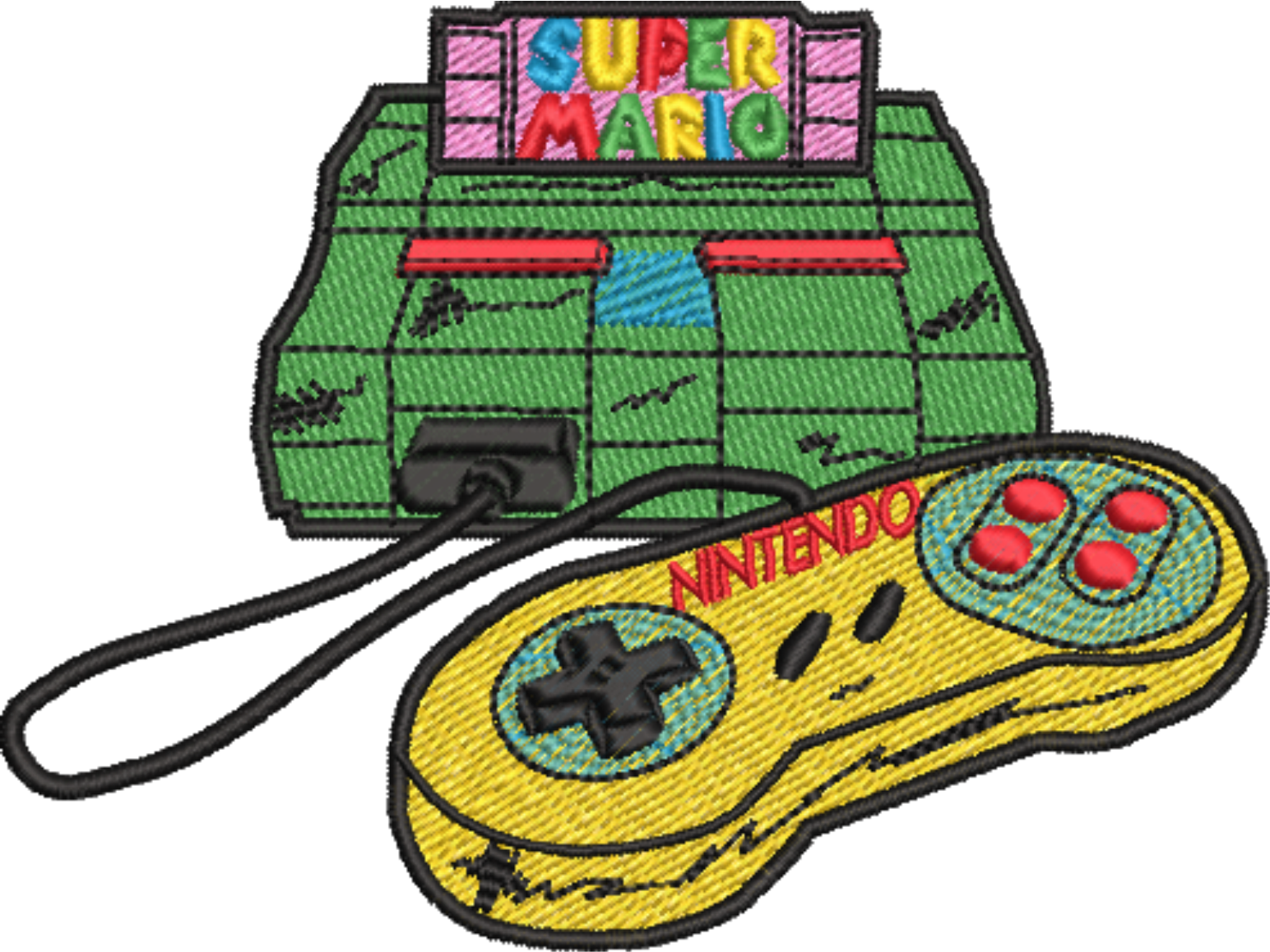 Nintendo embroidery designs | Inspire Uplift