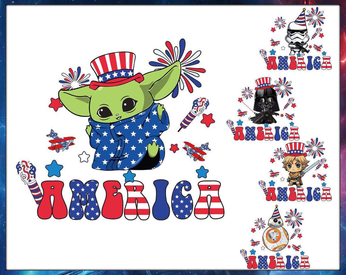 4th Of July Family Vacation Png Bundle, Force Of July Png, F | Inspire ...