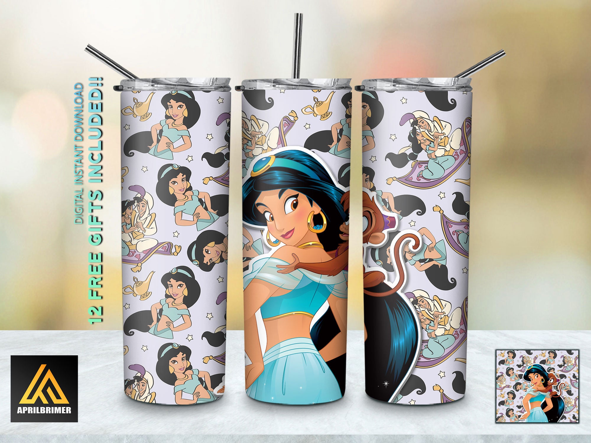 Timeless Glamour Disney Princesses Tumbler, Disney Princesse | Inspire ...