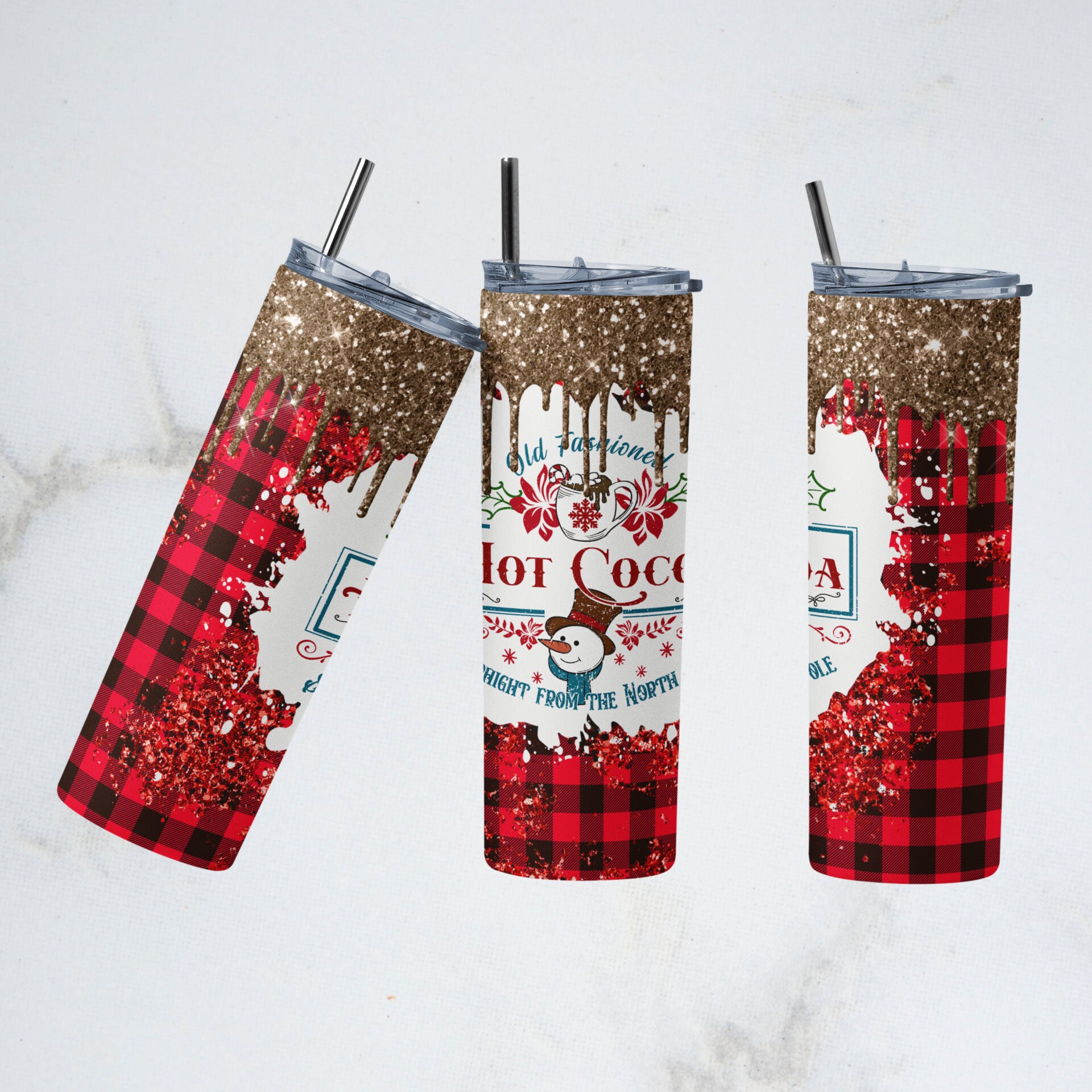 Christmas Hot Chocolate Tumbler, Christmas Hot Chocolate Ski | Inspire ...