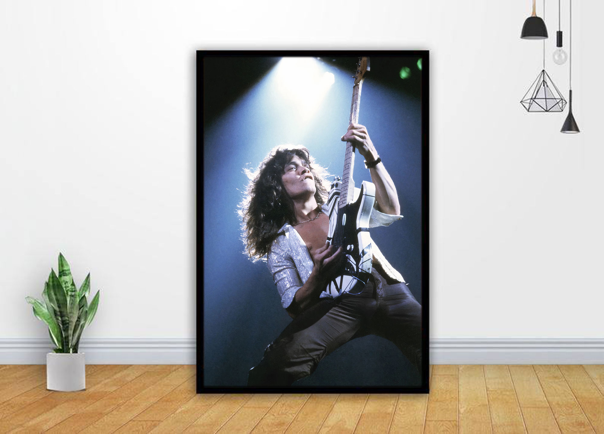 Eddie Van Halen Poster, Eddie Van Halen Musical Icon Poster, | Inspire ...