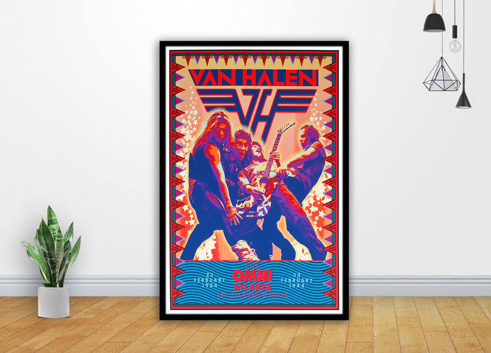 Eddie Van Halen Poster, Eddie's Journey To Fame, Hard Rock P - Inspire ...