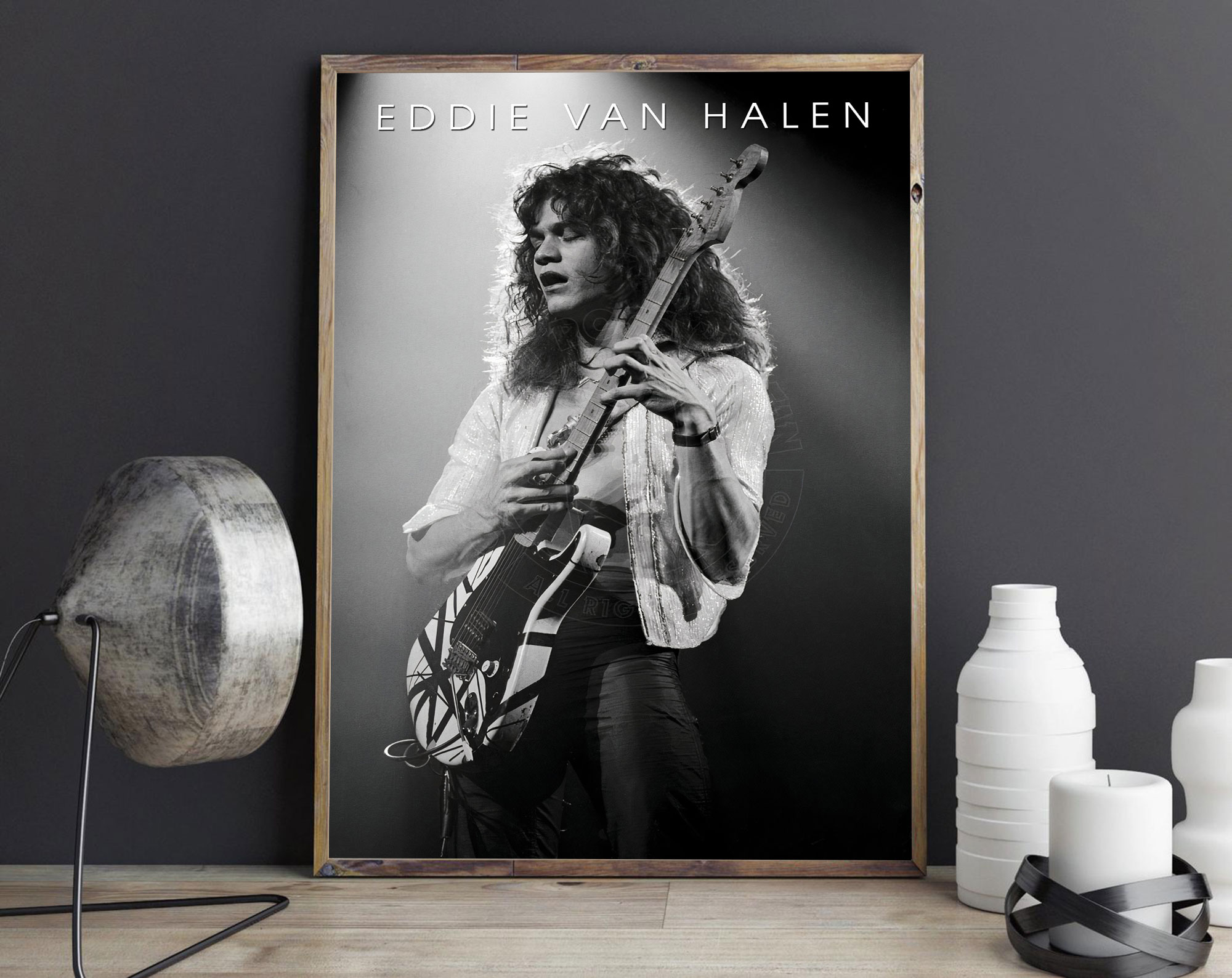 Eddie Van Halen Poster, Honoring Eddie's Contributions Poste - Inspire ...