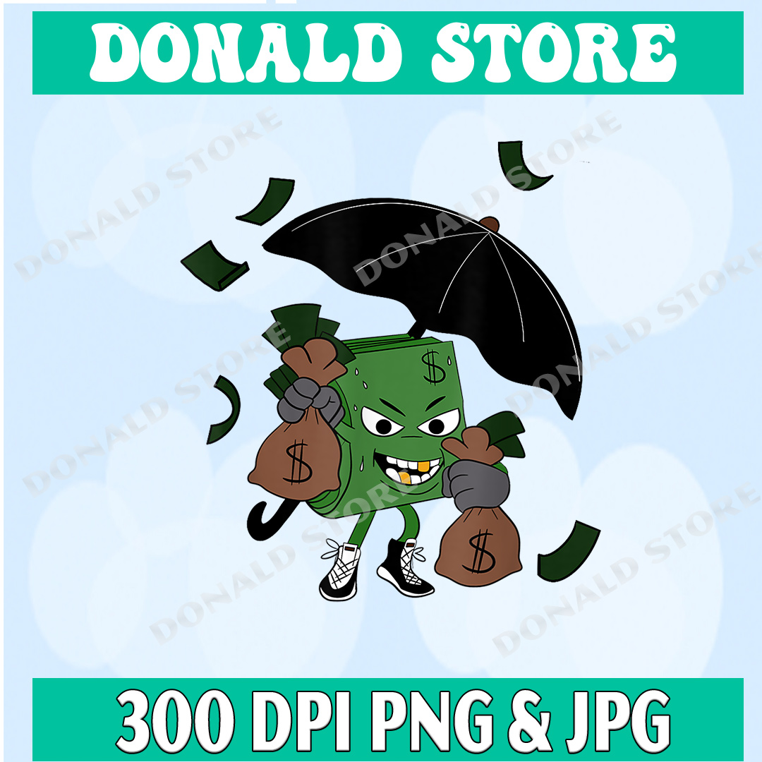 Money Bag Man Cartoon Character Money Bags Dripping Cash Dol | Inspire ...