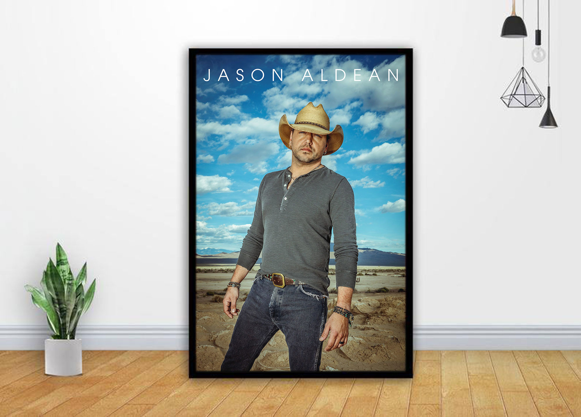 Jason Aldean Poster, Country Icon Poster, Country Music Post | Inspire ...