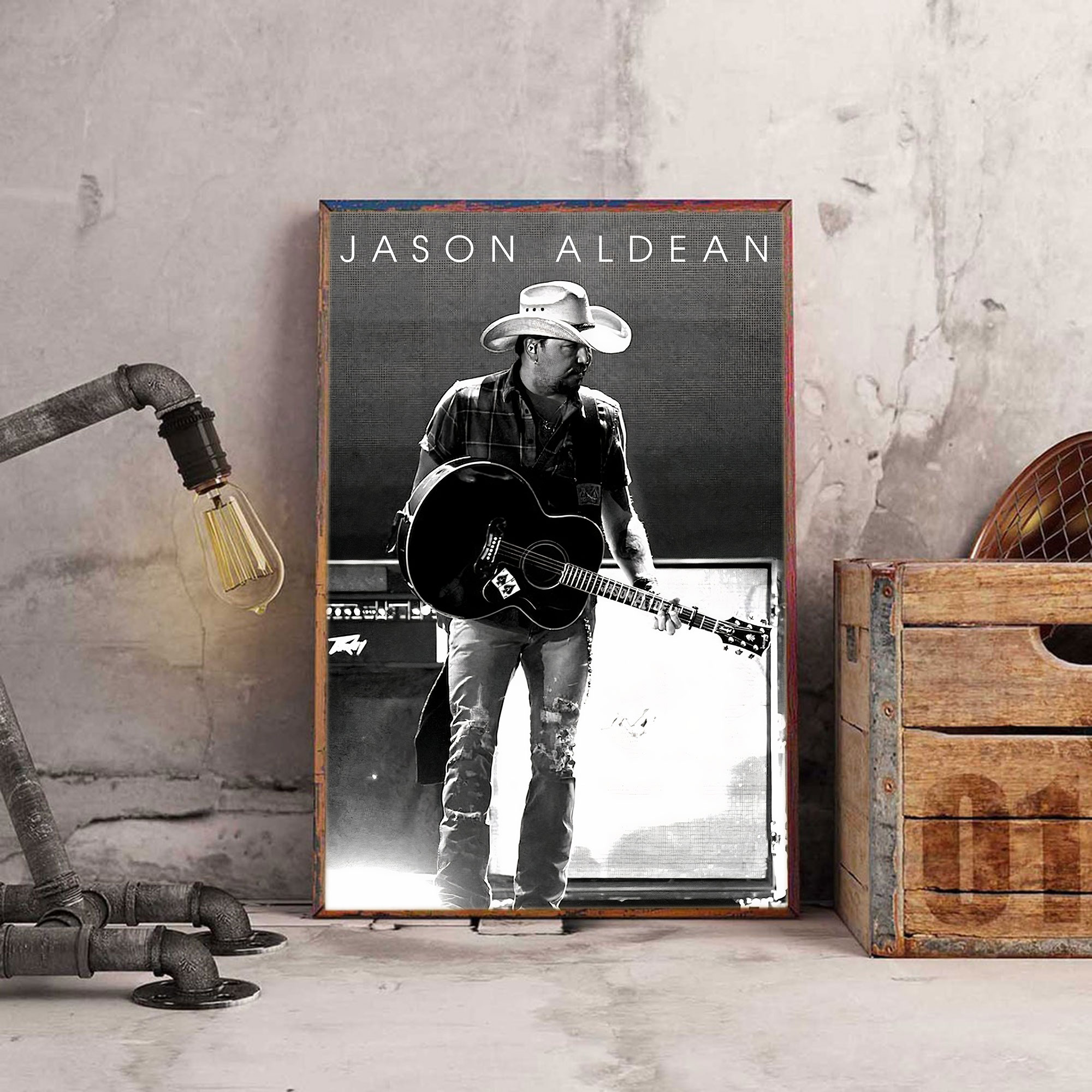 Jason Aldean Poster, Melodic Mastery Poster, Country Music P | Inspire ...