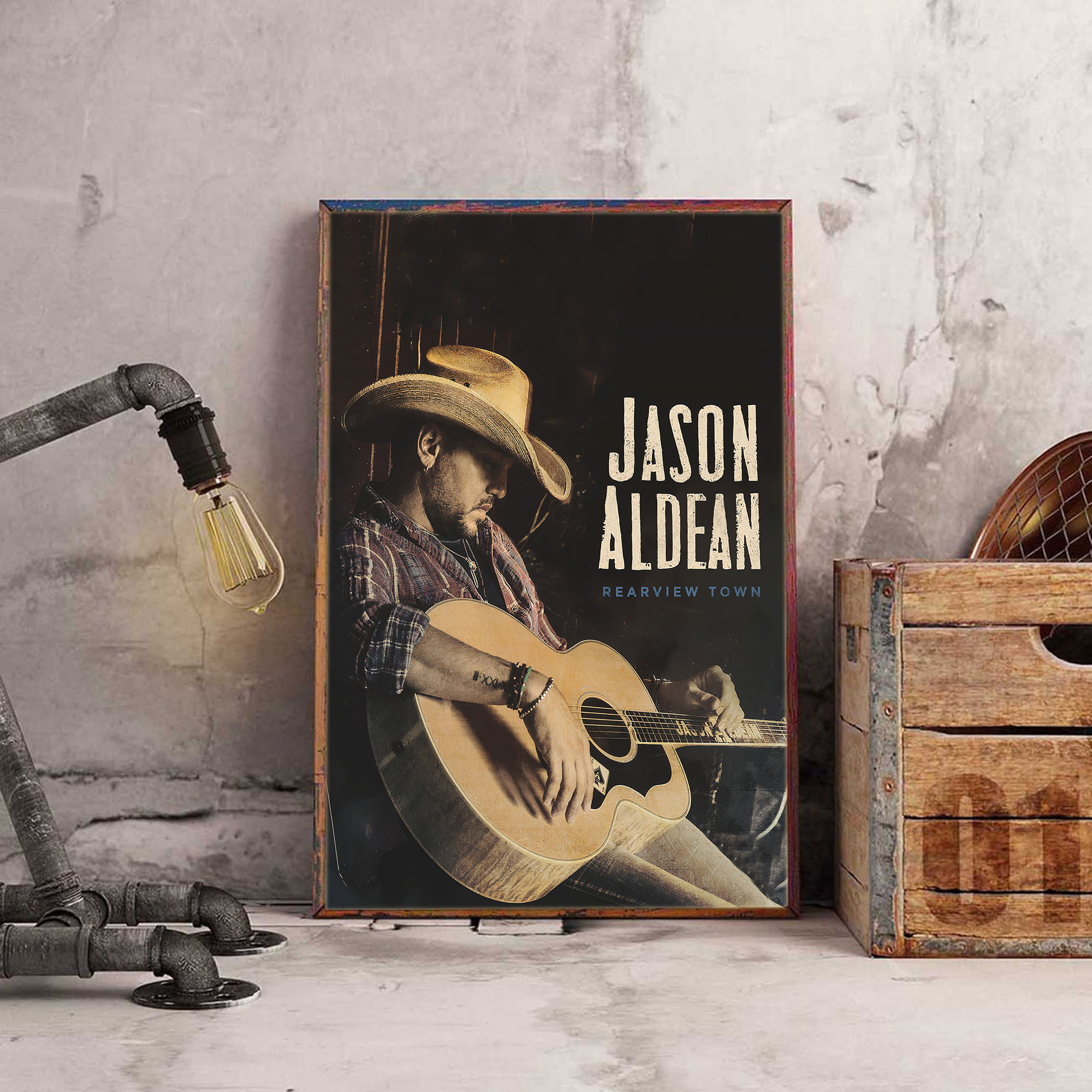 Jason Aldean Posters | Country Music Art | Inspire Uplift