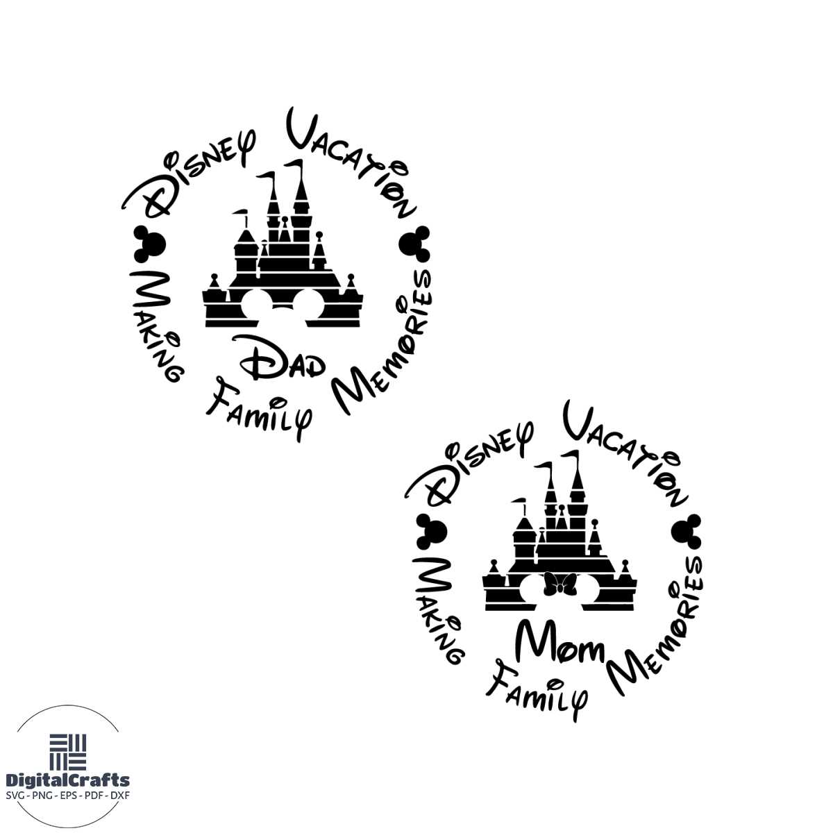 Disney Vacation SVG Making Family Memories SVG Cutting Files | Inspire ...