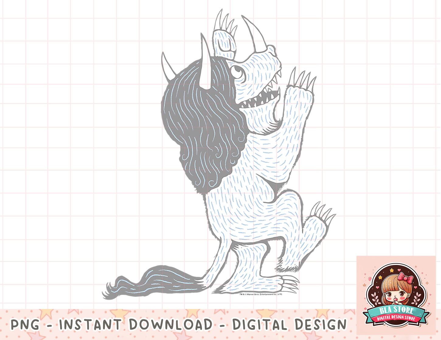 Where the Wild Things Are Three Horned Monster png, instant | Inspire ...