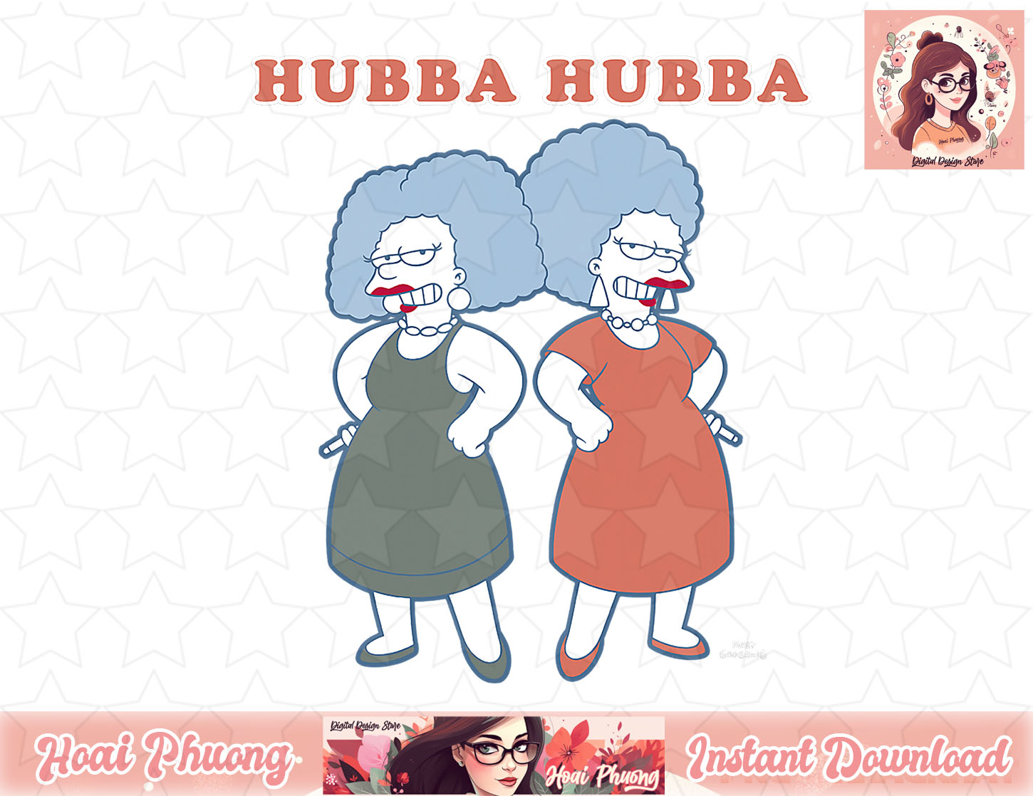 The Simpsons Patty And Selma Hubba Hubba Valentine s Day V2 | Inspire ...