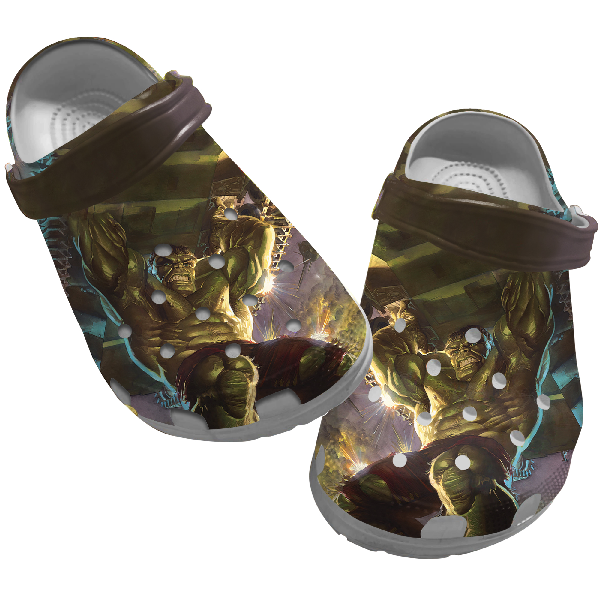 Movie Sandals, Hulk Crocs, Movie Crocs, Hulk, Hulk Clog Shoe - Inspire ...