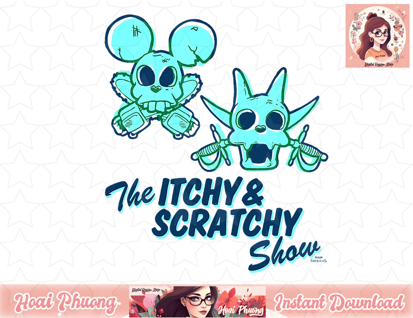 The Simpsons The Itchy & Scratchy Show Skeleton Logo png, in | Inspire ...